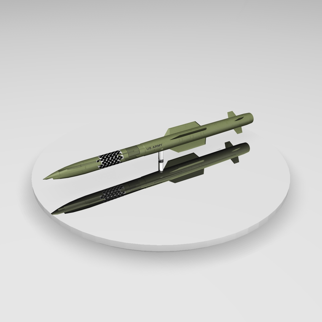 3d Model Army Pac-3 Mse Missile