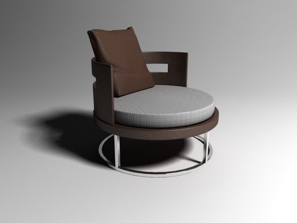 rounded armchair max free