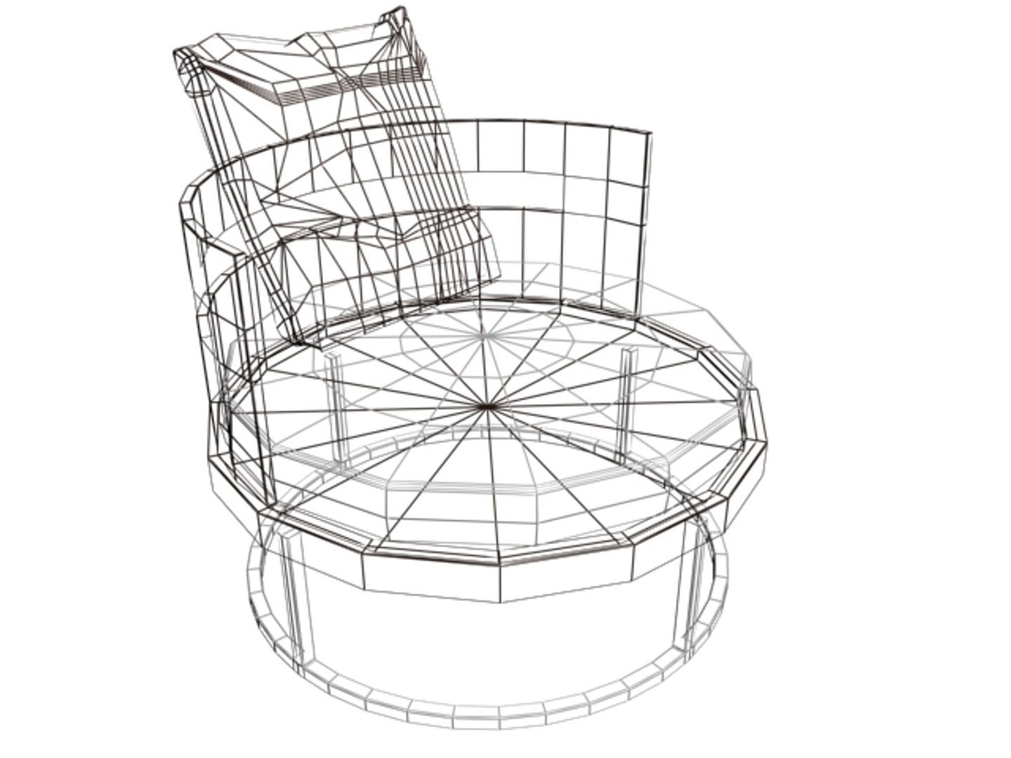 Rounded Armchair Max Free