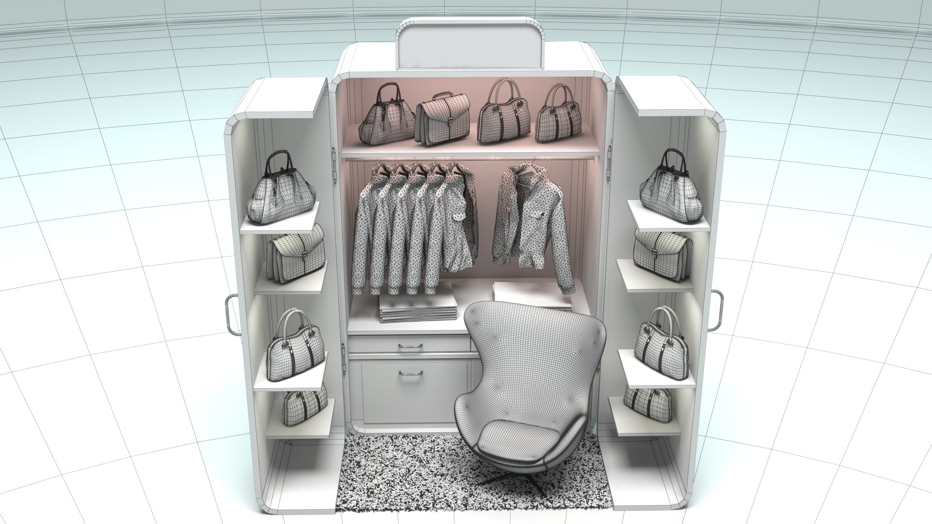 Cloth Store 3D Model - TurboSquid 2174398