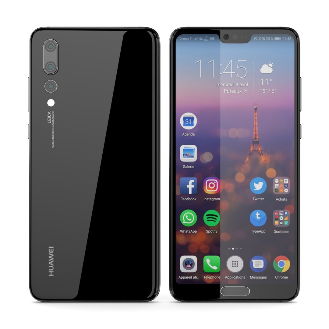 Huawei pro p 3D model - TurboSquid 1280172