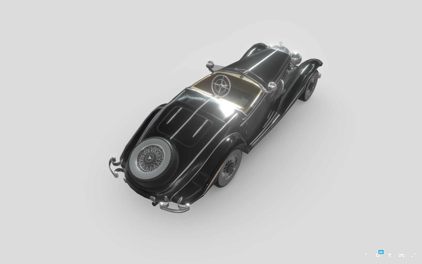 3D Model MercedesBenz 540K - TurboSquid 2373069
