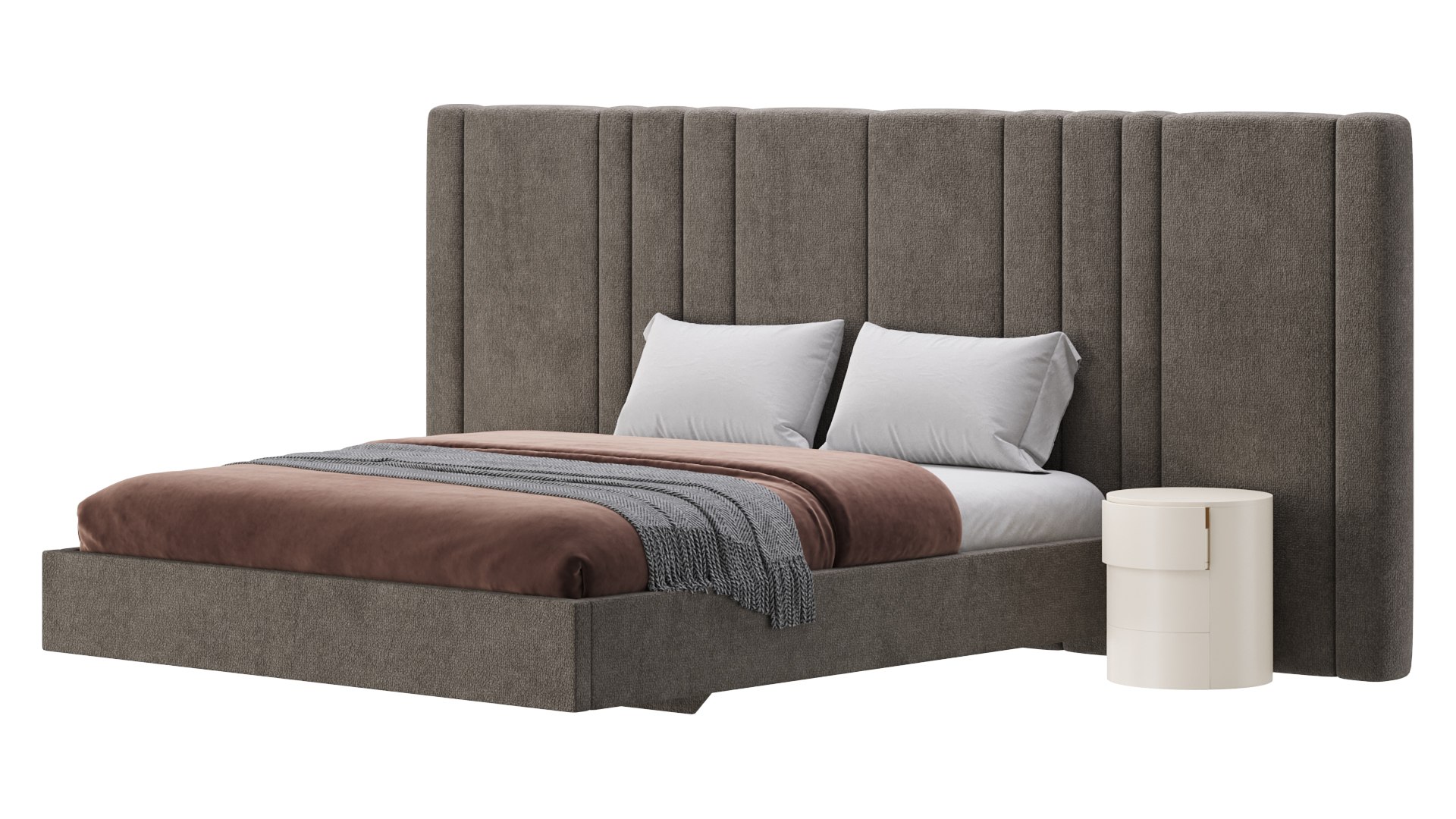 Dharmi Bed 3D Model - TurboSquid 2191976