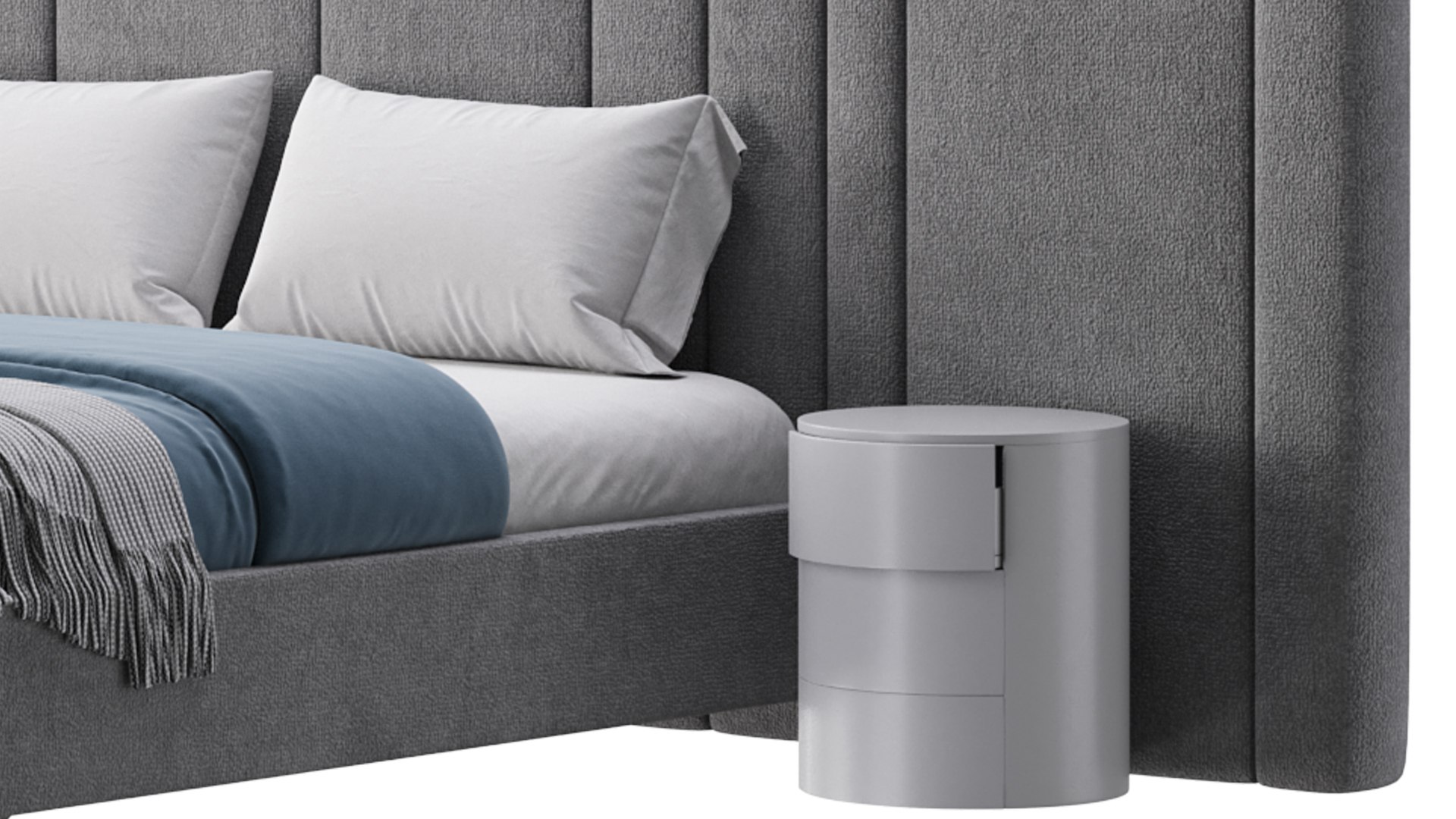 Dharmi Bed 3D Model - TurboSquid 2191976