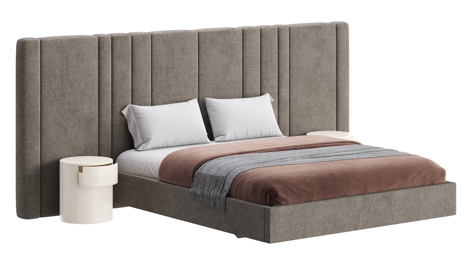 Dharmi Bed 3D Model - TurboSquid 2191976