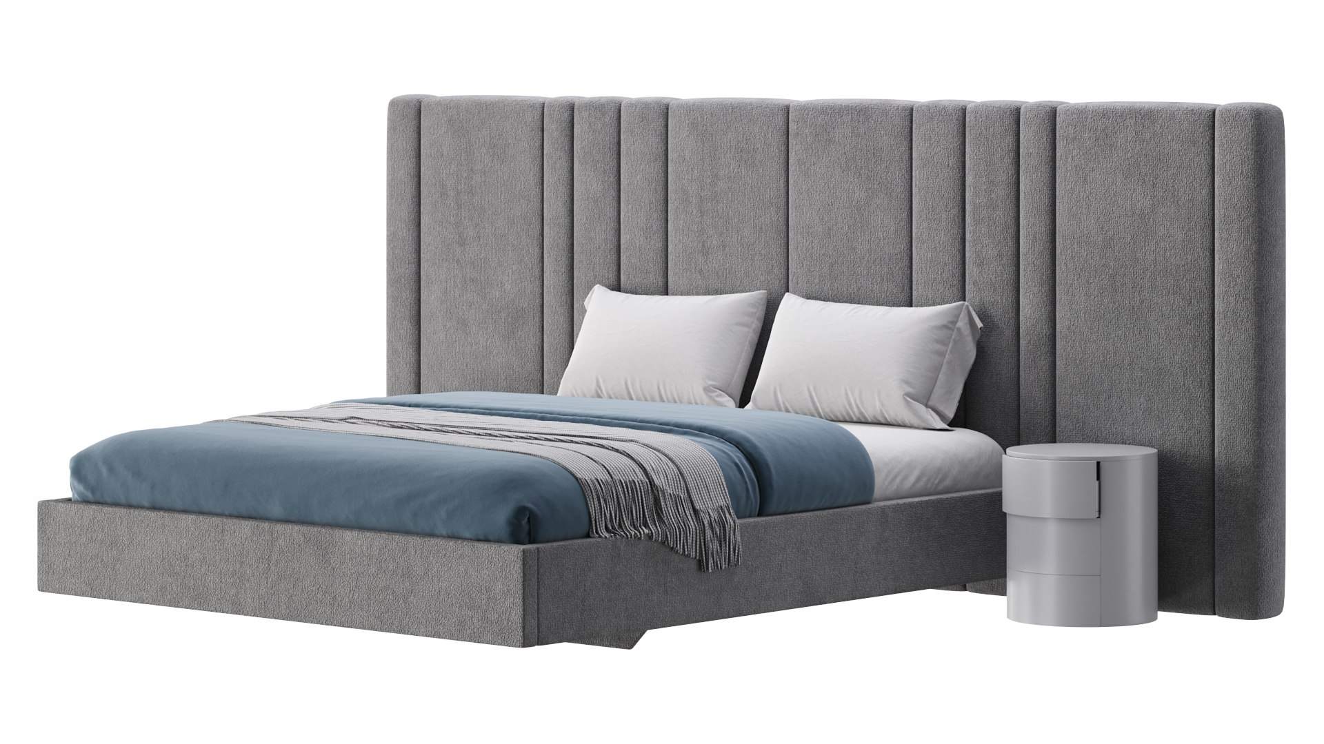 Dharmi Bed 3D Model - TurboSquid 2191976