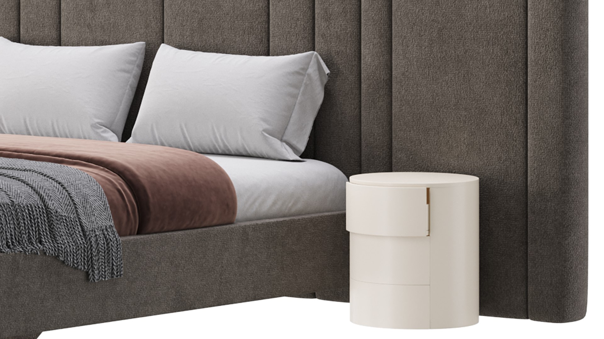 Dharmi Bed 3D Model - TurboSquid 2191976