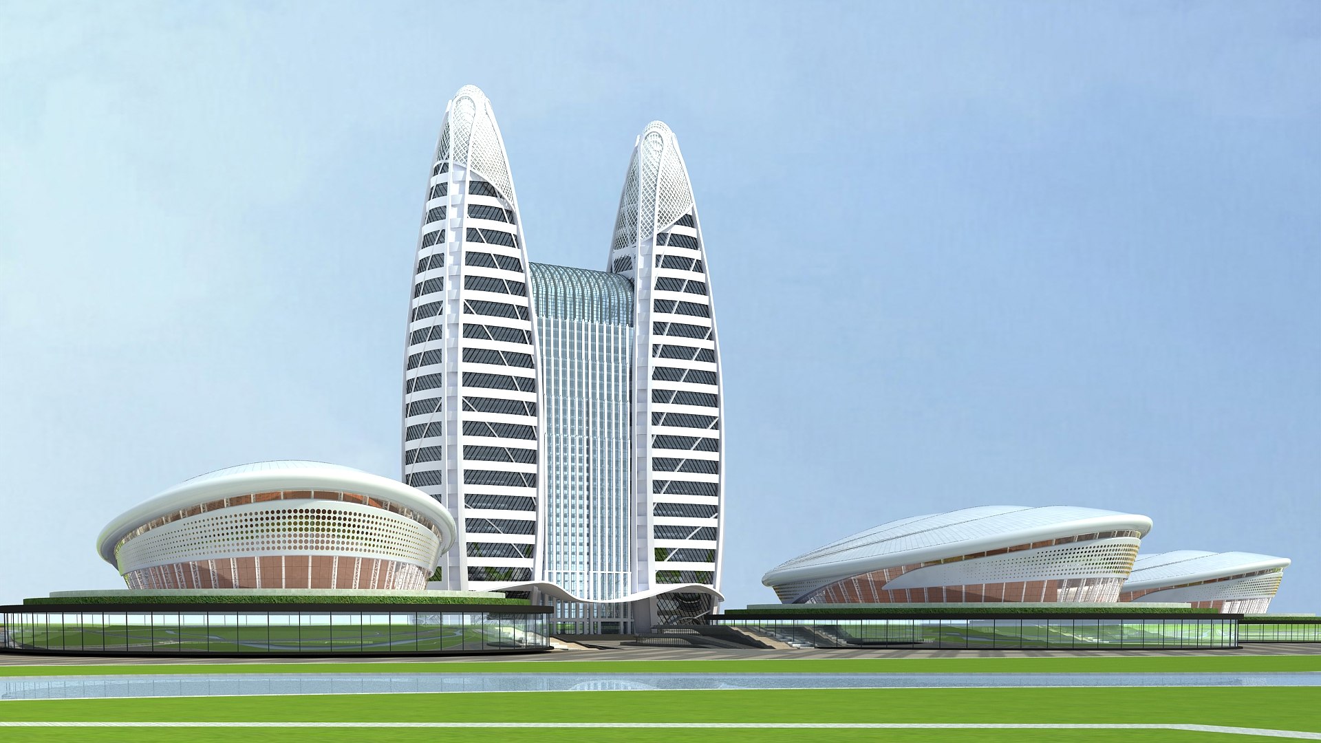 Modern Building Collection 07 3D Model - TurboSquid 1985455