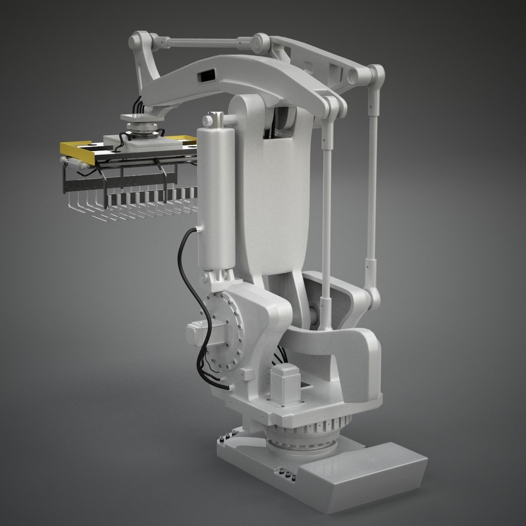 3d Model Industrial Robot