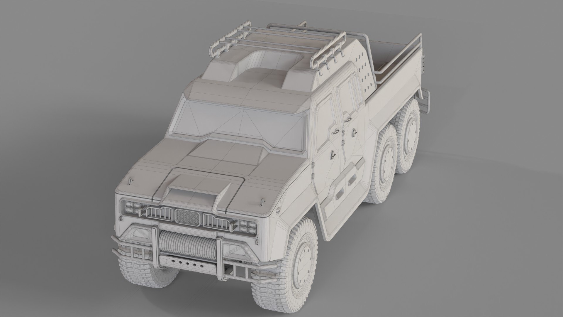 3D Sci-Fi Jeep - TurboSquid 2062906