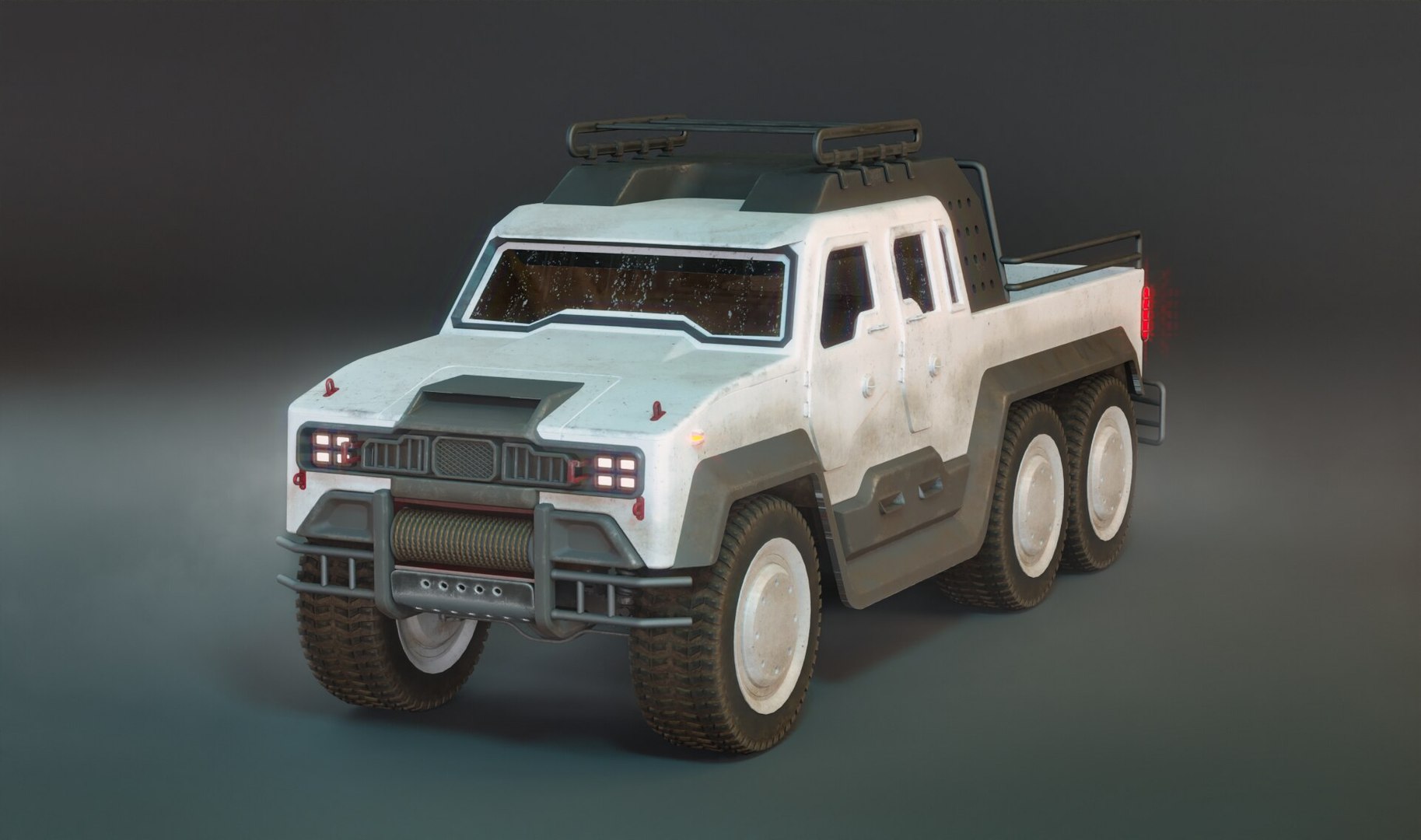 3D Sci-Fi Jeep - TurboSquid 2062906