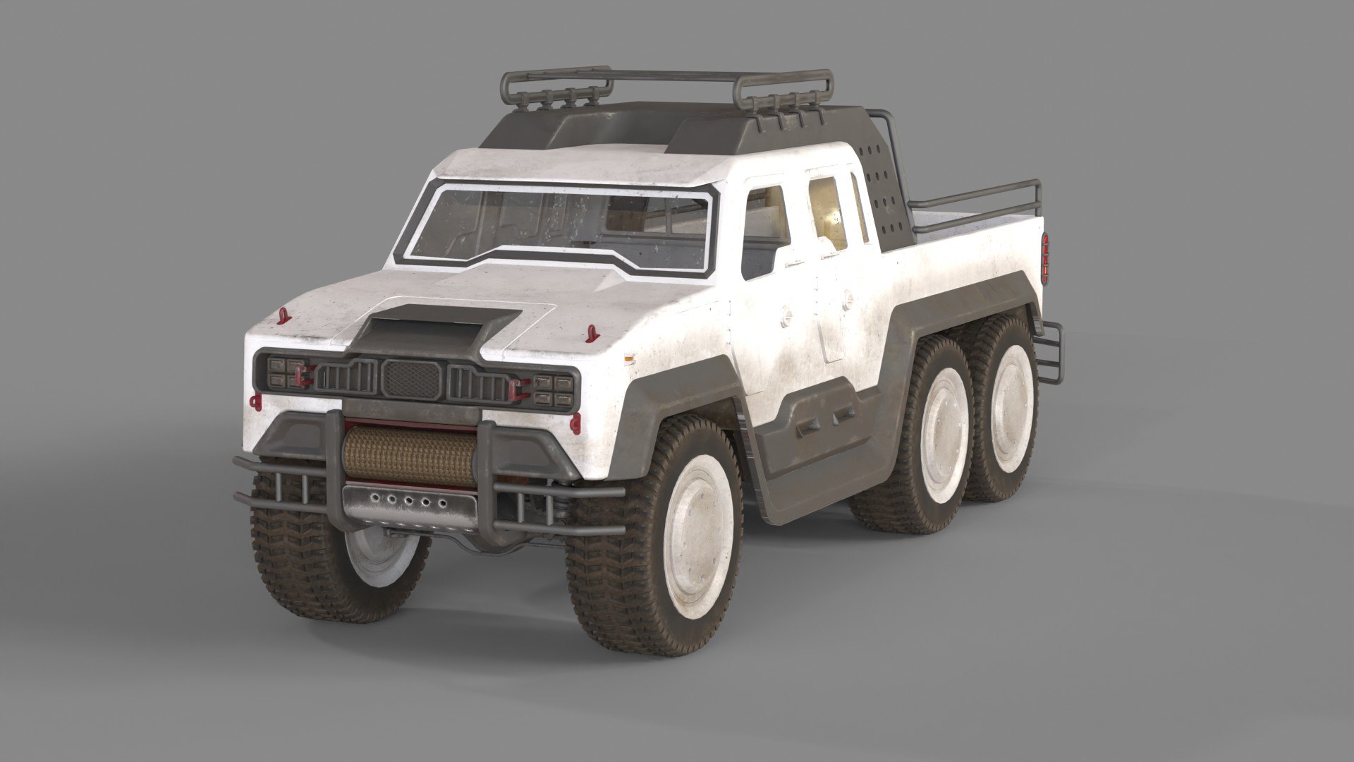 3D Sci-Fi Jeep - TurboSquid 2062906