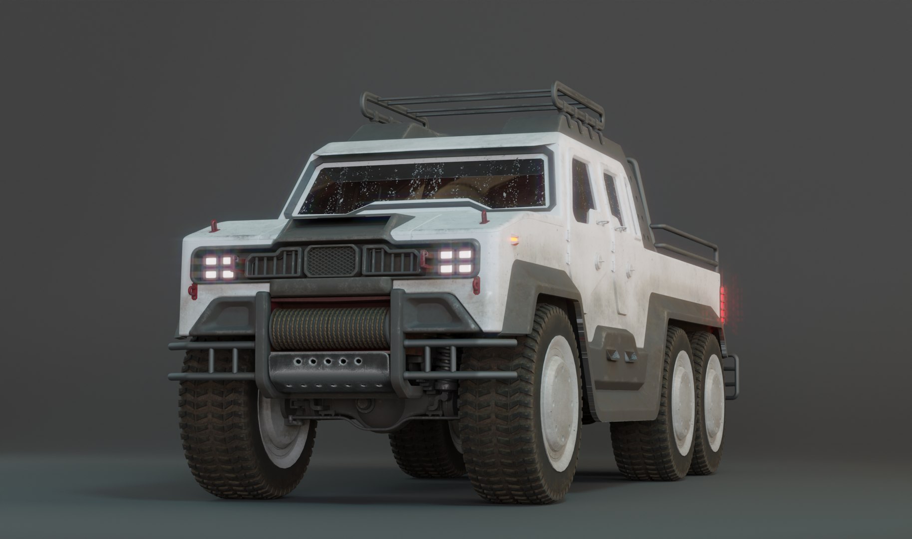 3D Sci-Fi Jeep - TurboSquid 2062906