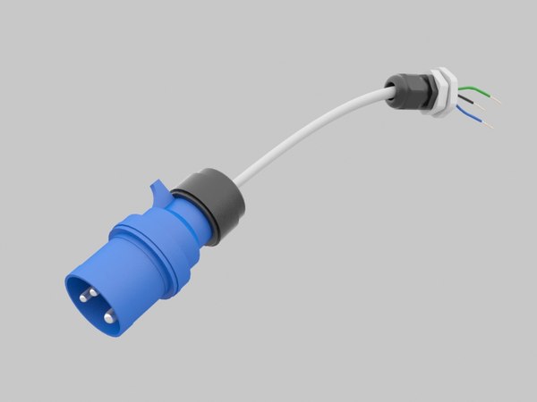modèle 3D de Câble d'alimentation triphasé 16A - TurboSquid 1315791