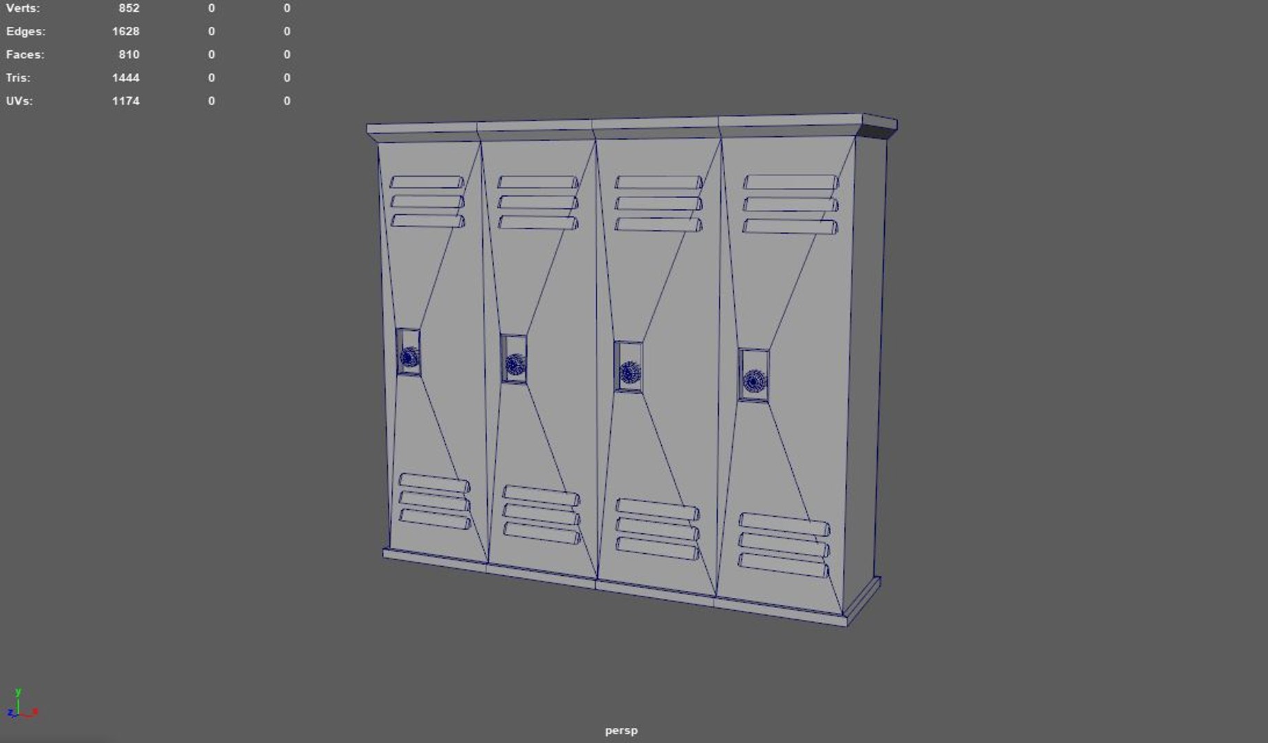 3D Lockers05 Pbr Low-poly - TurboSquid 1586781