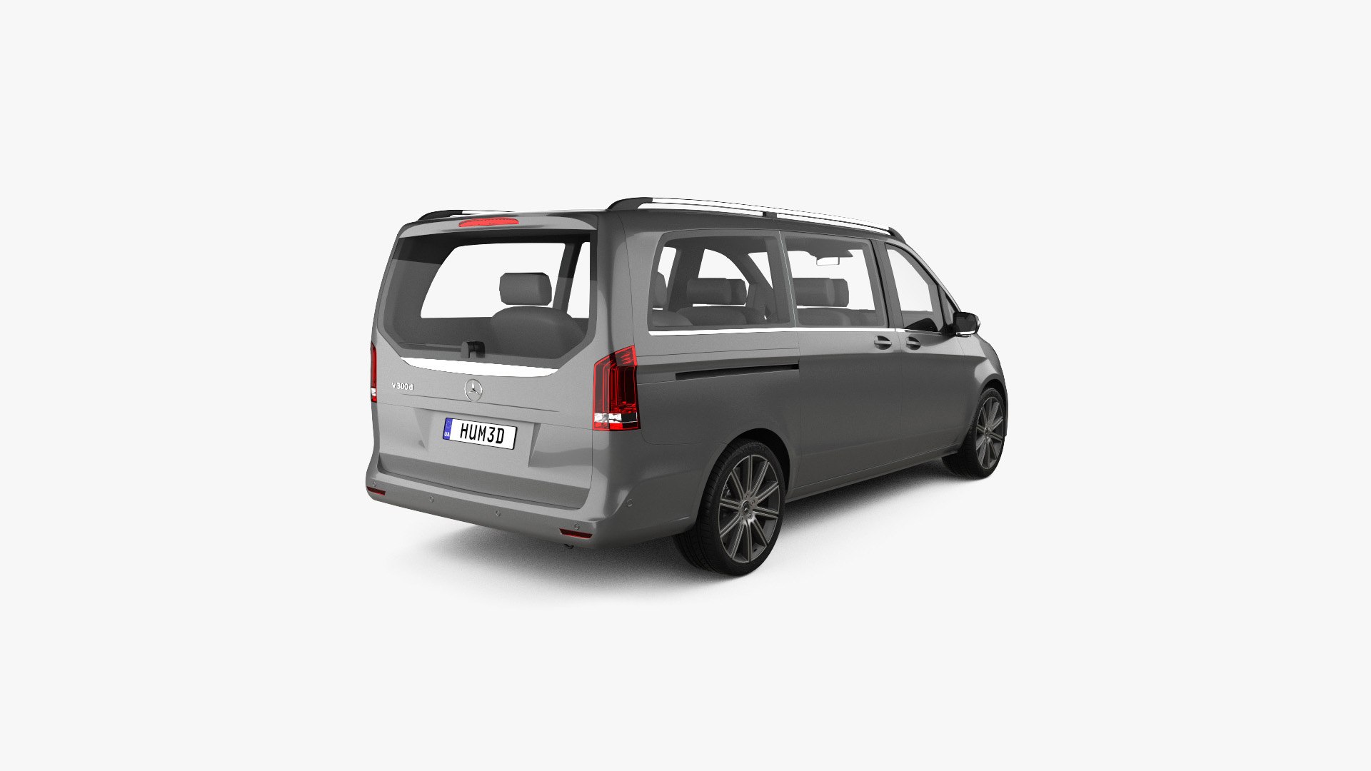 Mercedes-Benz V-class Exclusive Line 2019 3D Model - TurboSquid 2013663