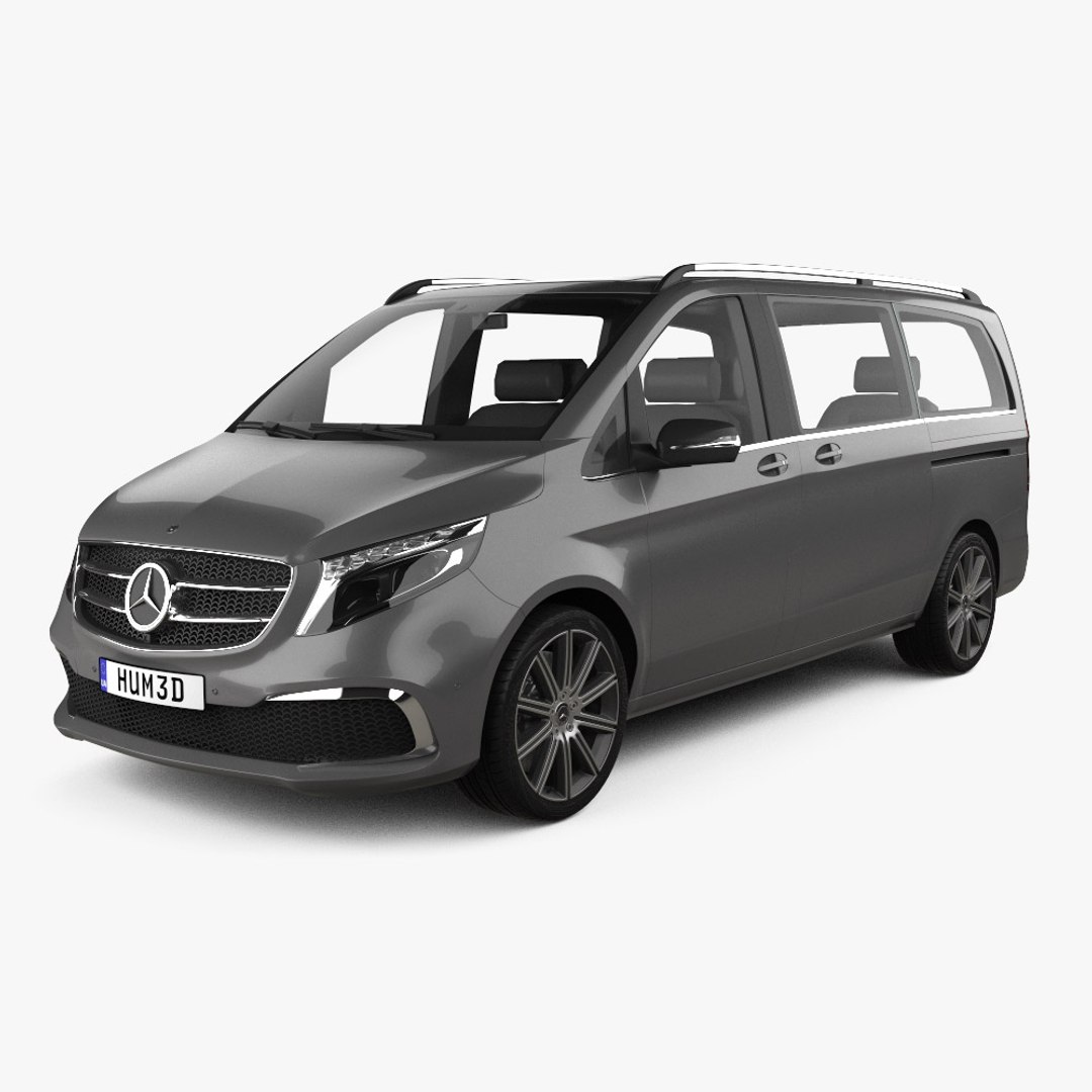 Mercedes-Benz V-class Exclusive Line 2019 3D model - TurboSquid 2013663