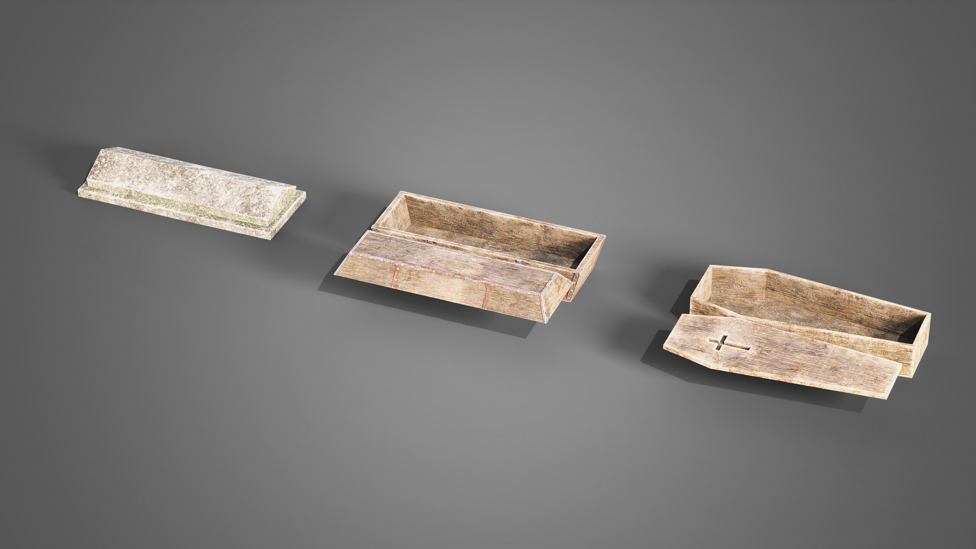Graveyard Set 3D Model - TurboSquid 2021212