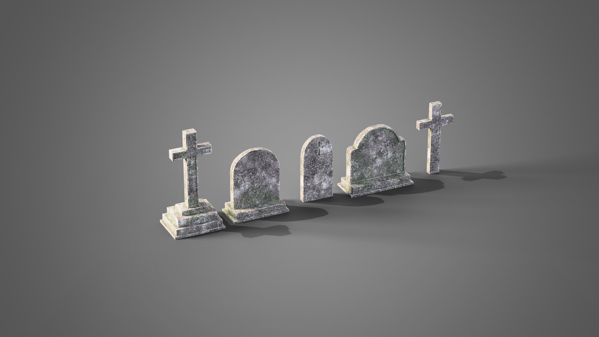 Graveyard Set 3D Model - TurboSquid 2021212