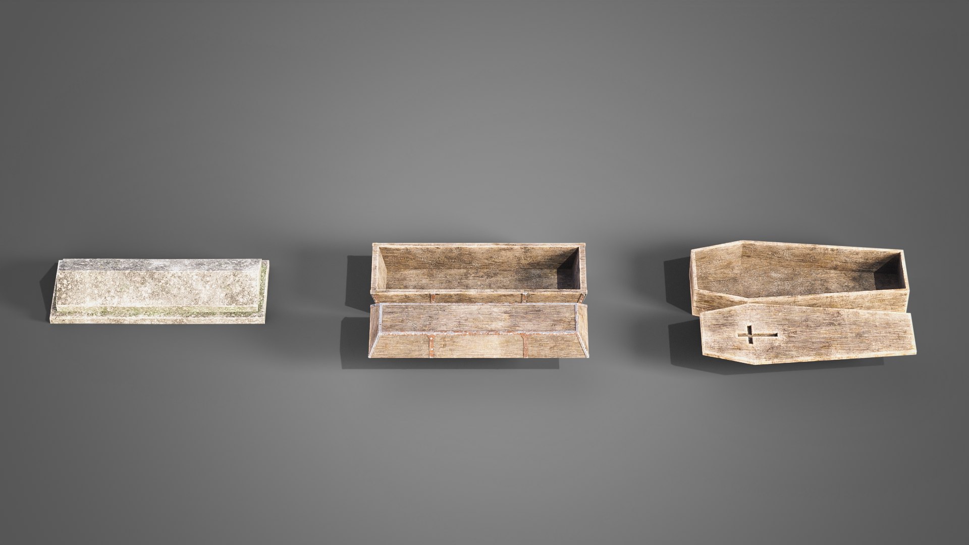 Graveyard Set 3D Model - TurboSquid 2021212