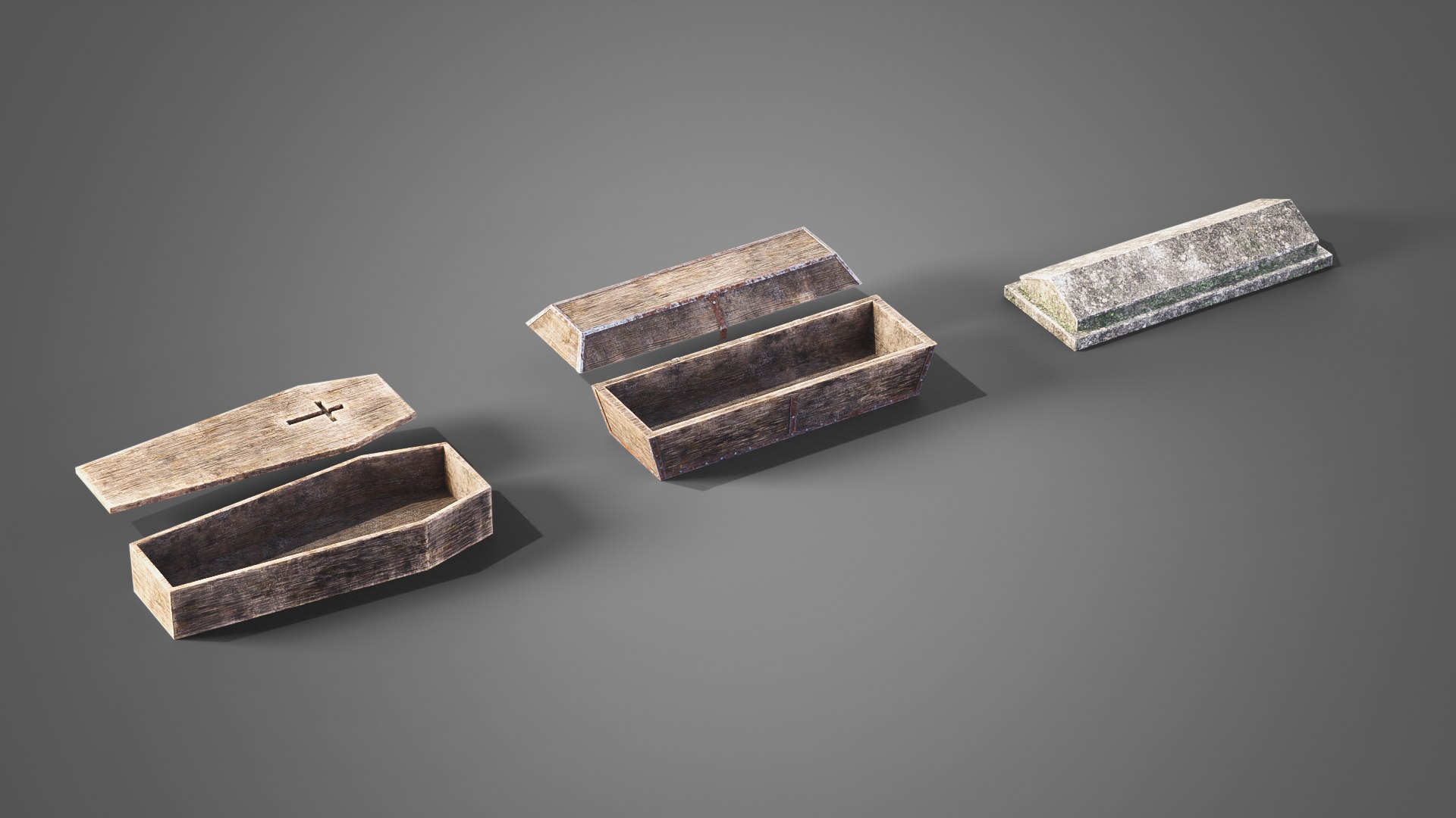Graveyard Set 3D Model - TurboSquid 2021212