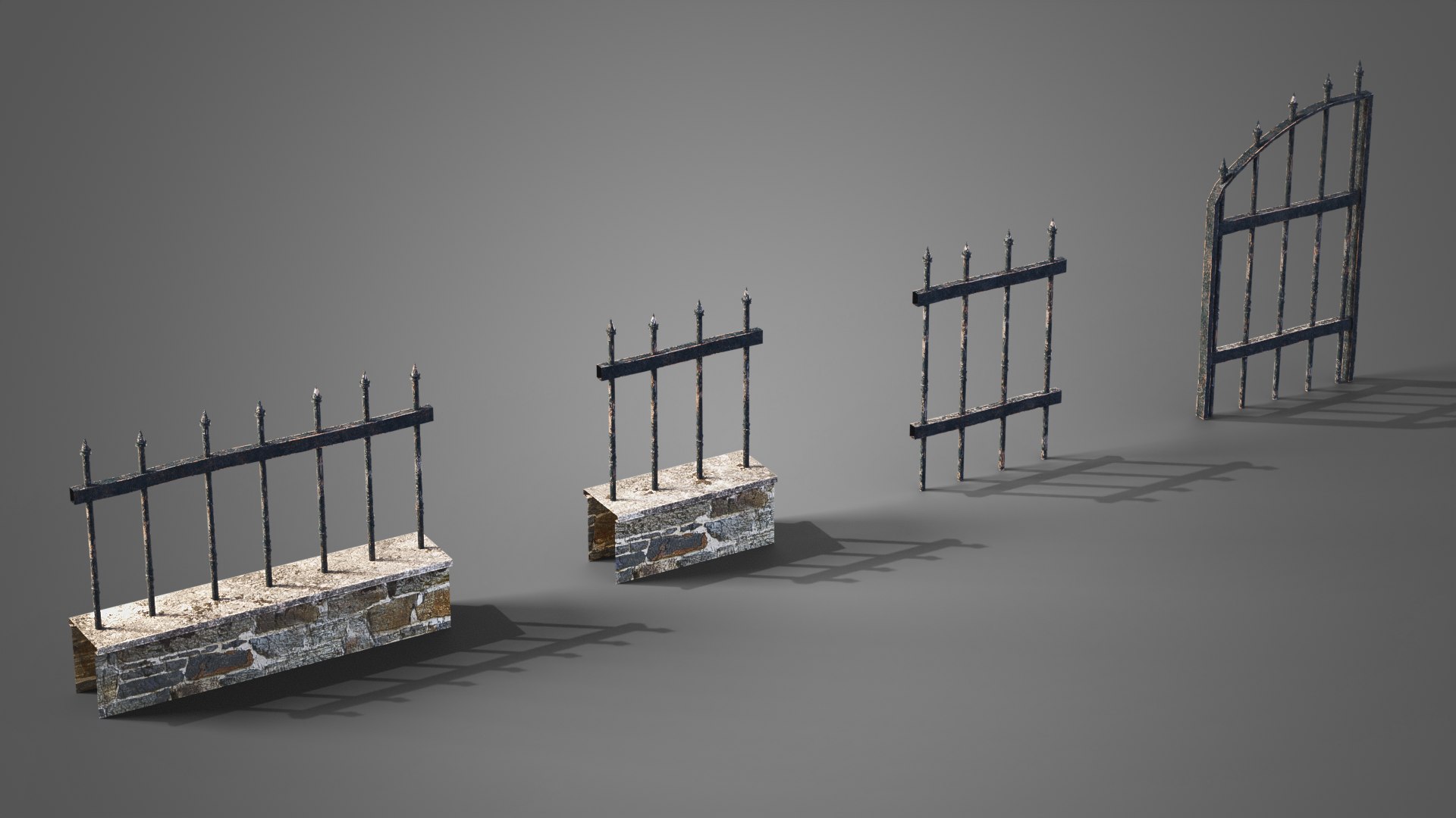Graveyard Set 3D Model - TurboSquid 2021212
