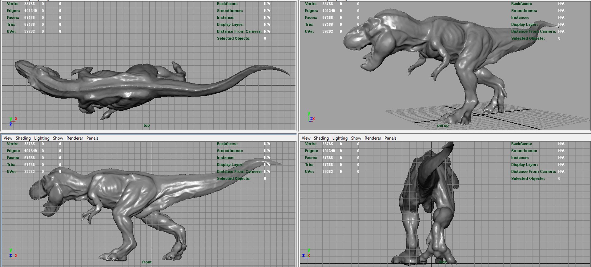 3d Model Hd Tyrannosaurus Rex