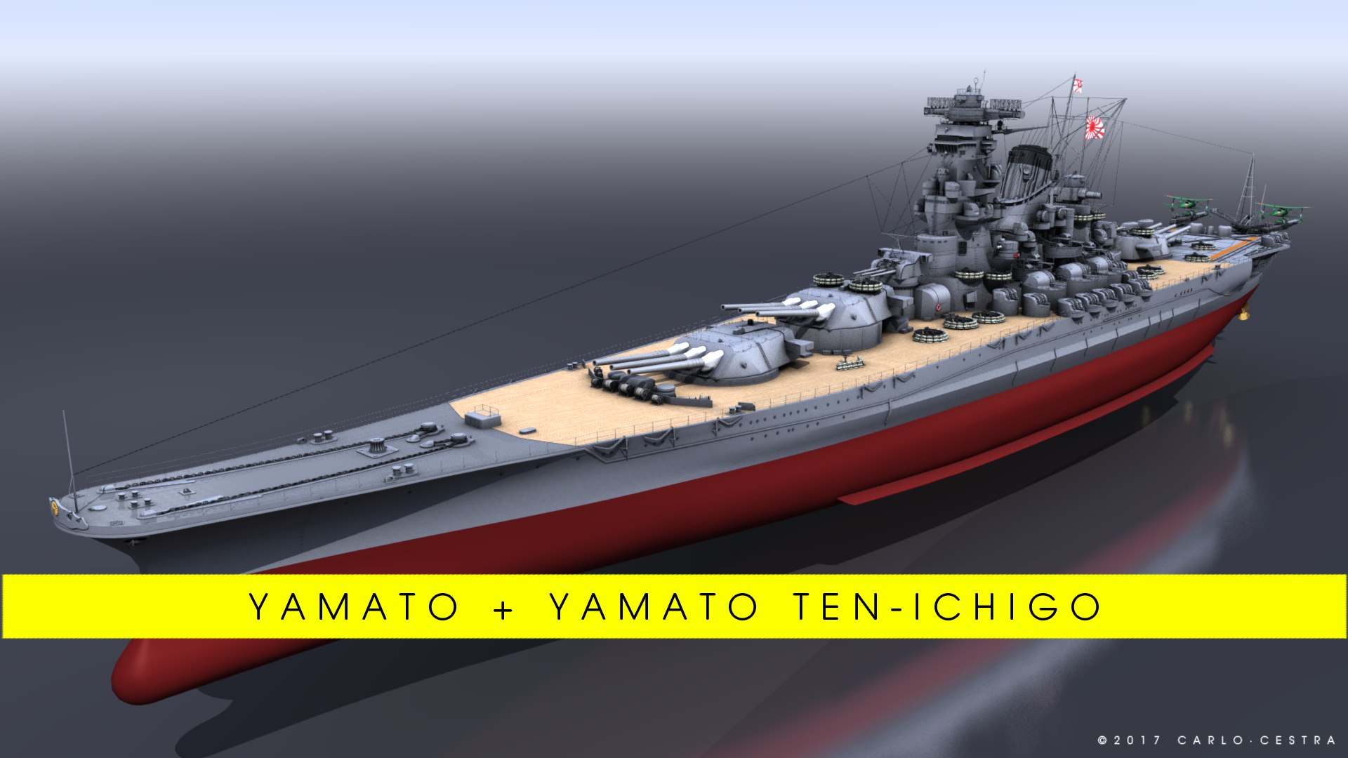 modelo 3d BATALLA YAMATO BUNDLE - TurboSquid 1184000
