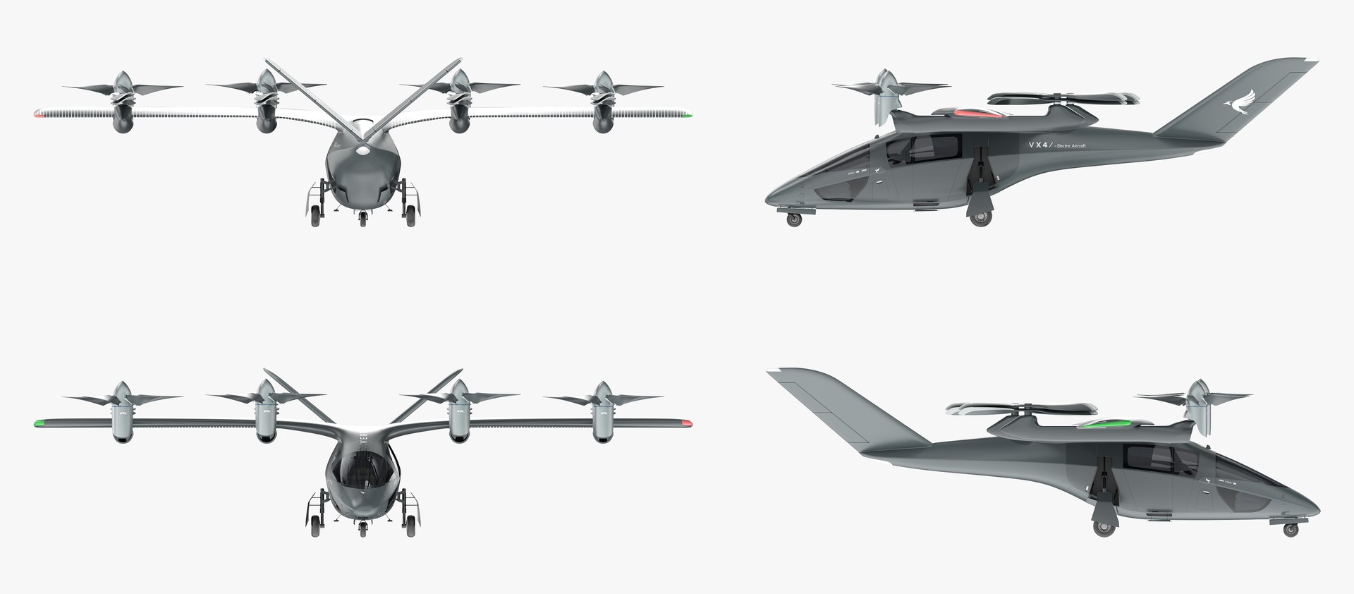 Vertical Aerospace VX4 - Electric Aircraft 2022 3D - TurboSquid 1931534