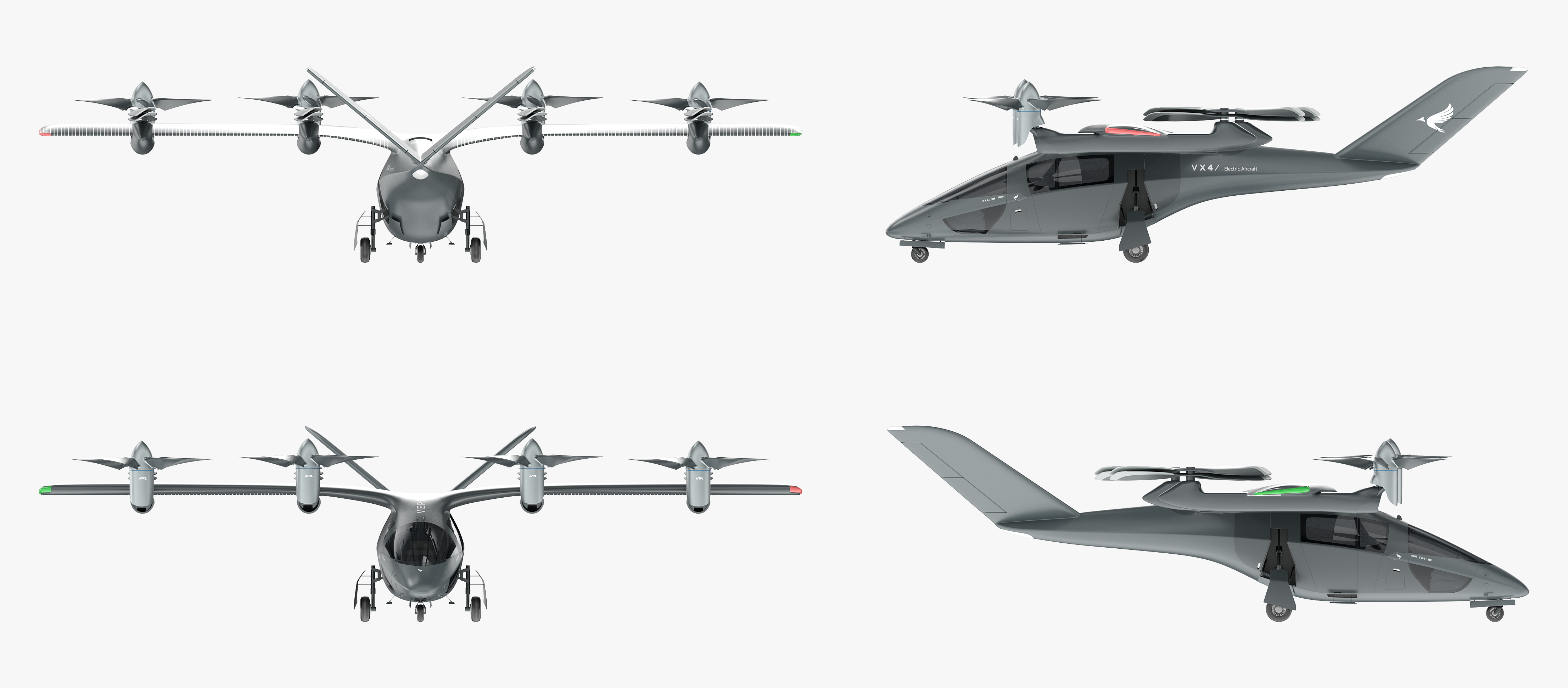 Vertical Aerospace VX4 - Electric Aircraft 2022 3D - TurboSquid 1931534