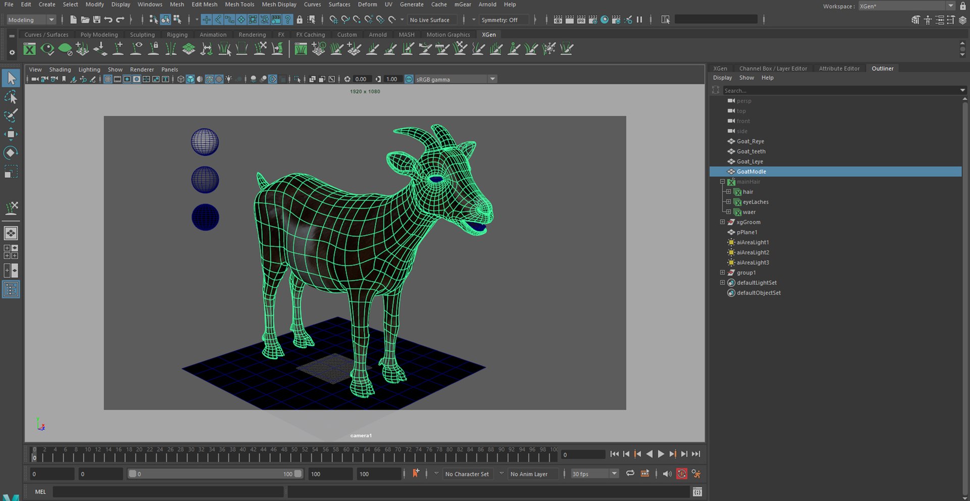 Xgen Fur Model - TurboSquid 1546322