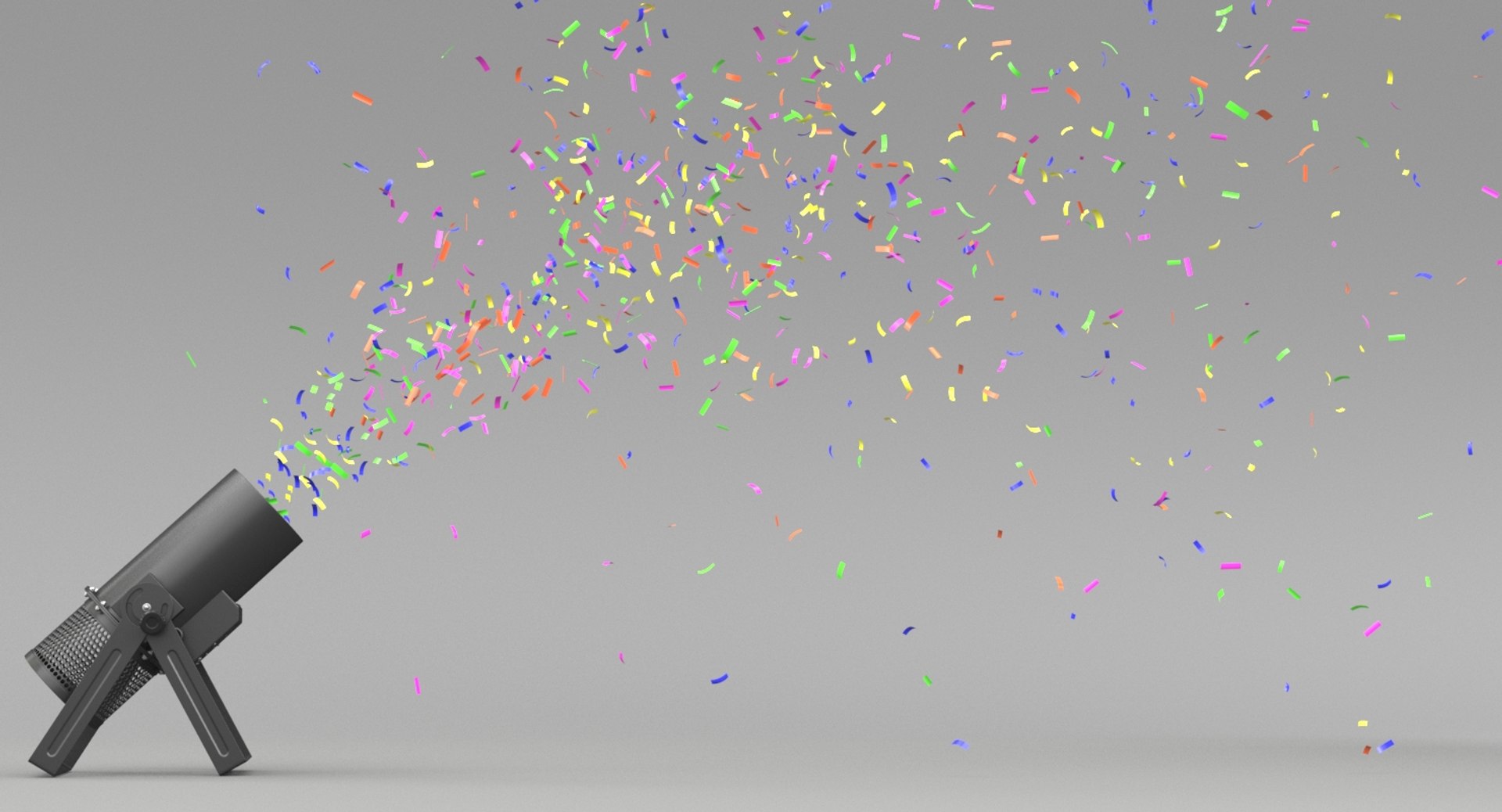 3D Confetti Cannon - TurboSquid 1194566