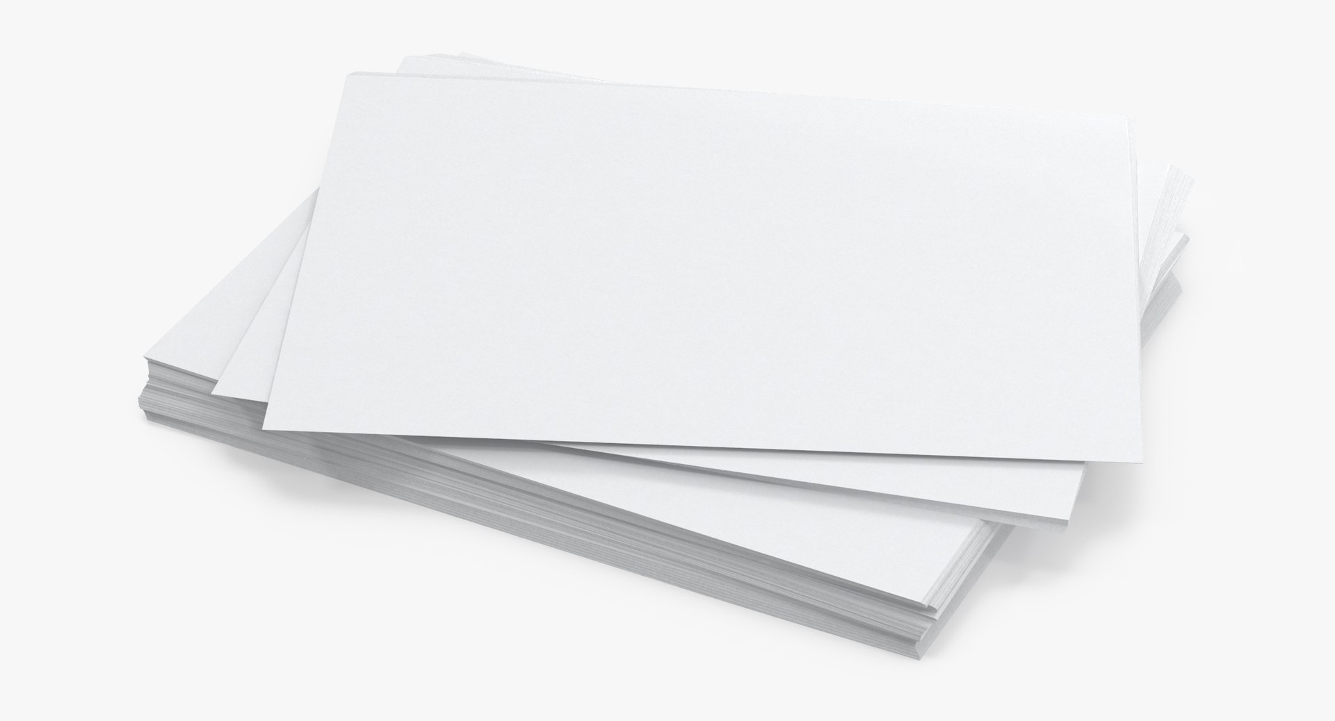 3D Small Stack Paper Sheets - TurboSquid 1206505