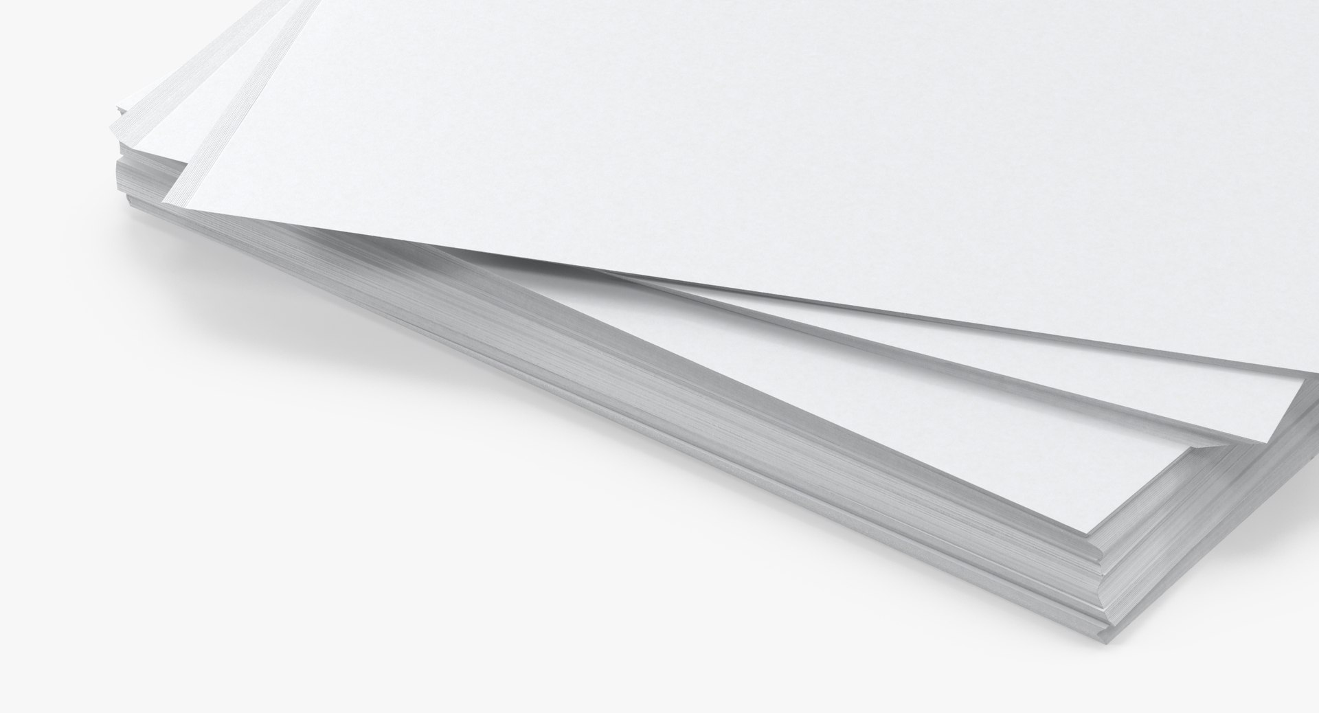 3D Small Stack Paper Sheets - TurboSquid 1206505