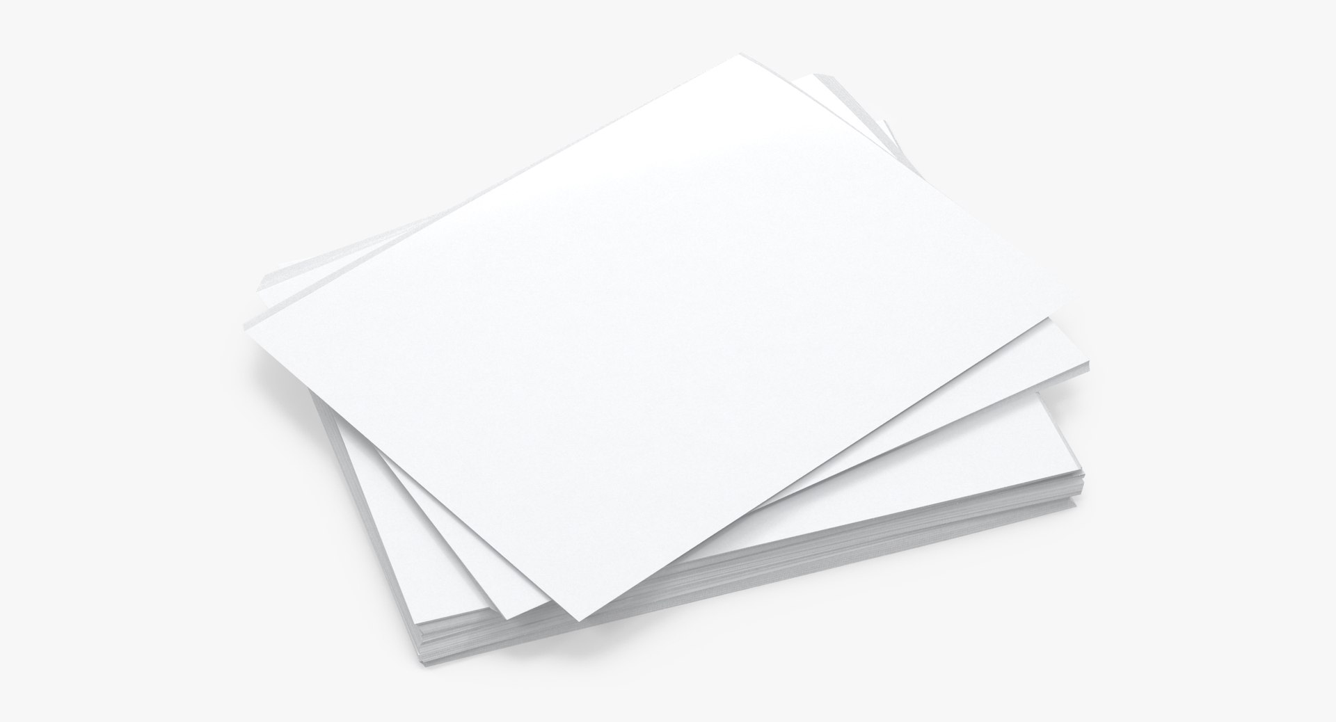 3D Small Stack Paper Sheets - TurboSquid 1206505