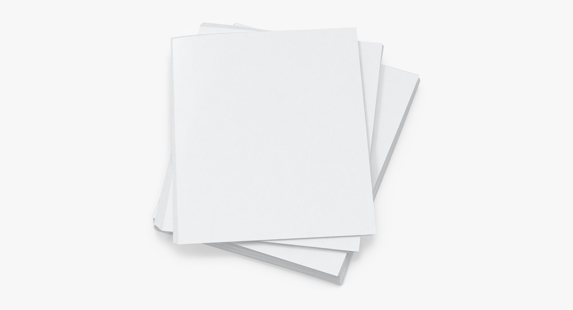 3D Small Stack Paper Sheets - TurboSquid 1206505