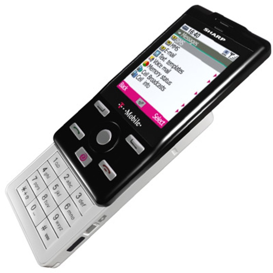 3d max sharp tm100 cell phone