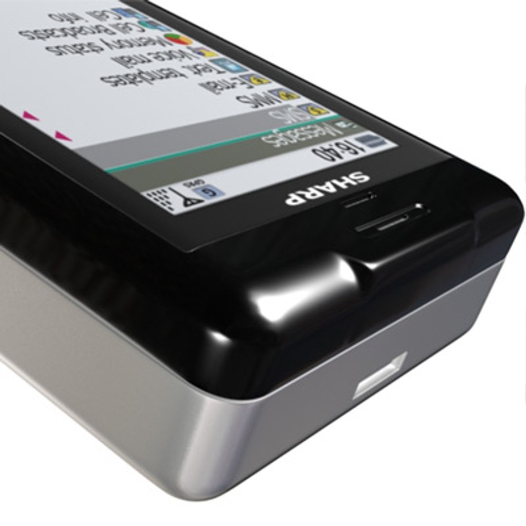 3d max sharp tm100 cell phone