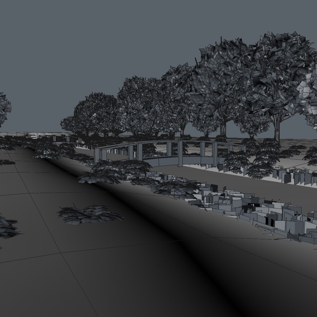 Flowing River Scene Animations 3D - TurboSquid 1465720