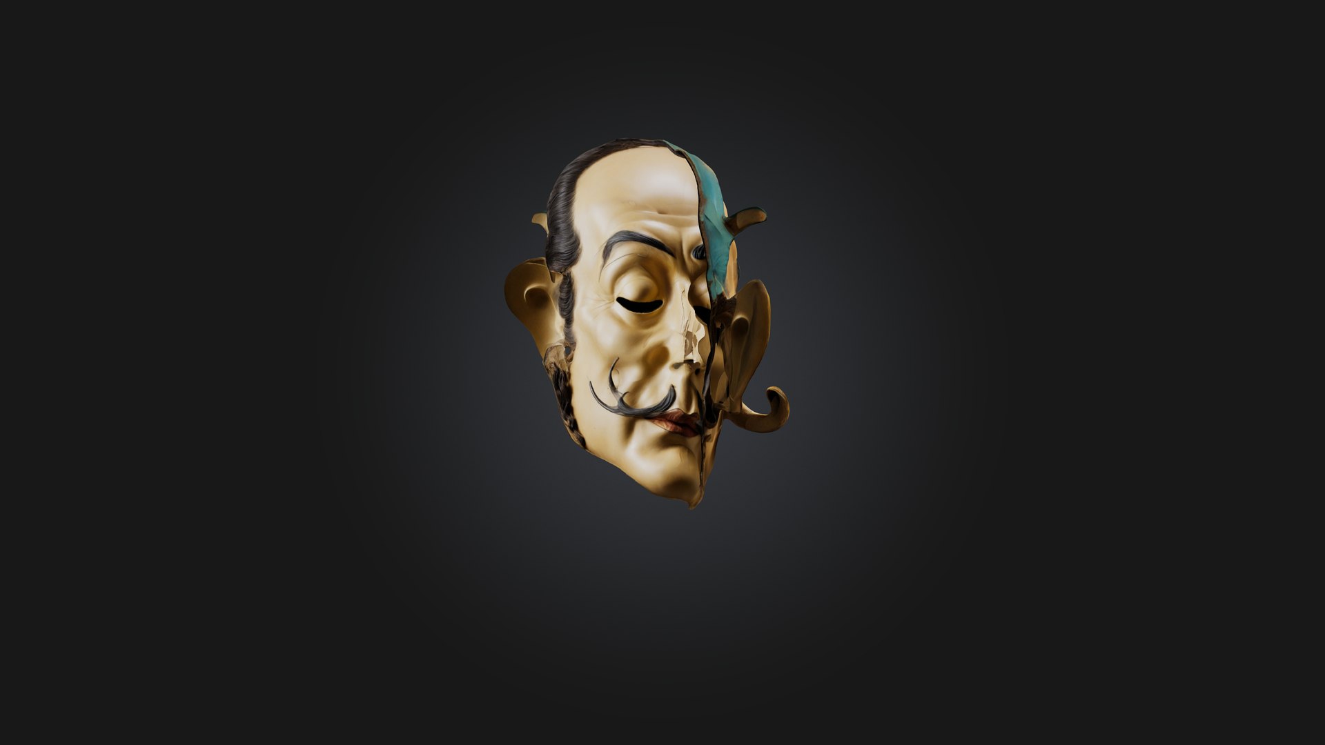 3D Salvador Dali Mask - TurboSquid 2290959