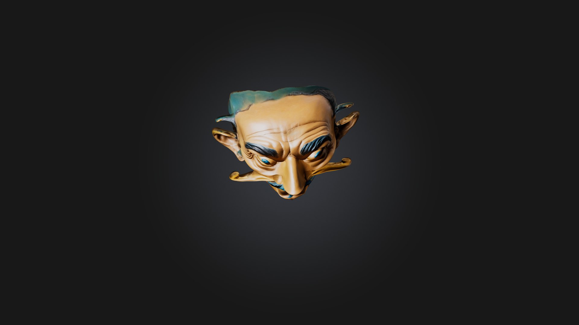 3D Salvador Dali Mask - TurboSquid 2290959