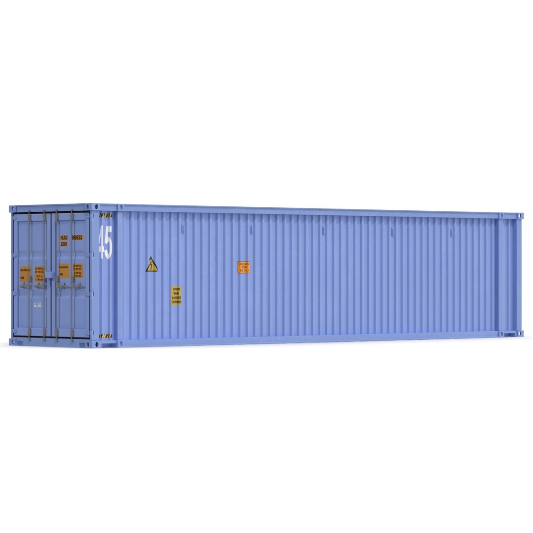 45 Ft Cube Container 3d Max