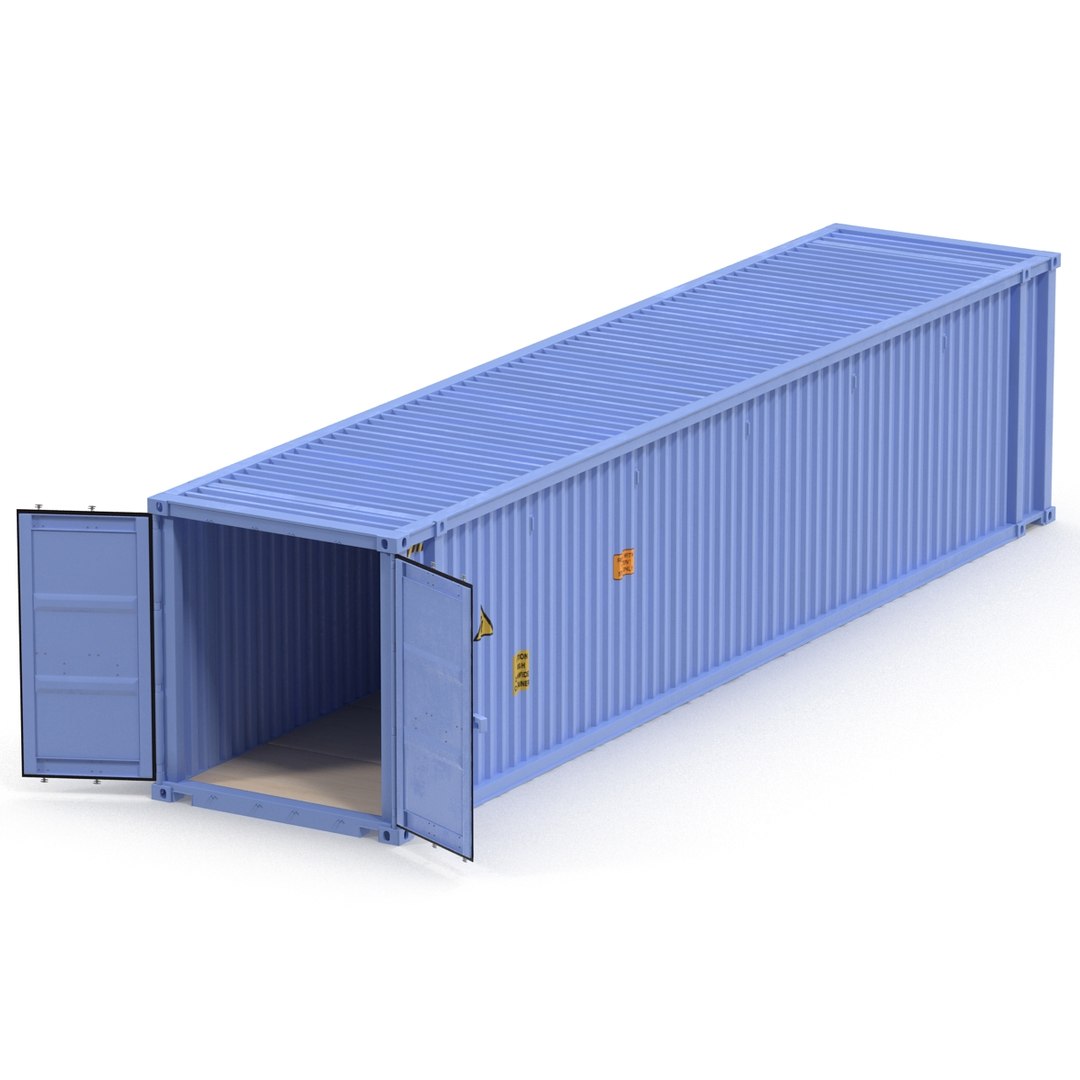 45 Ft Cube Container 3d Max