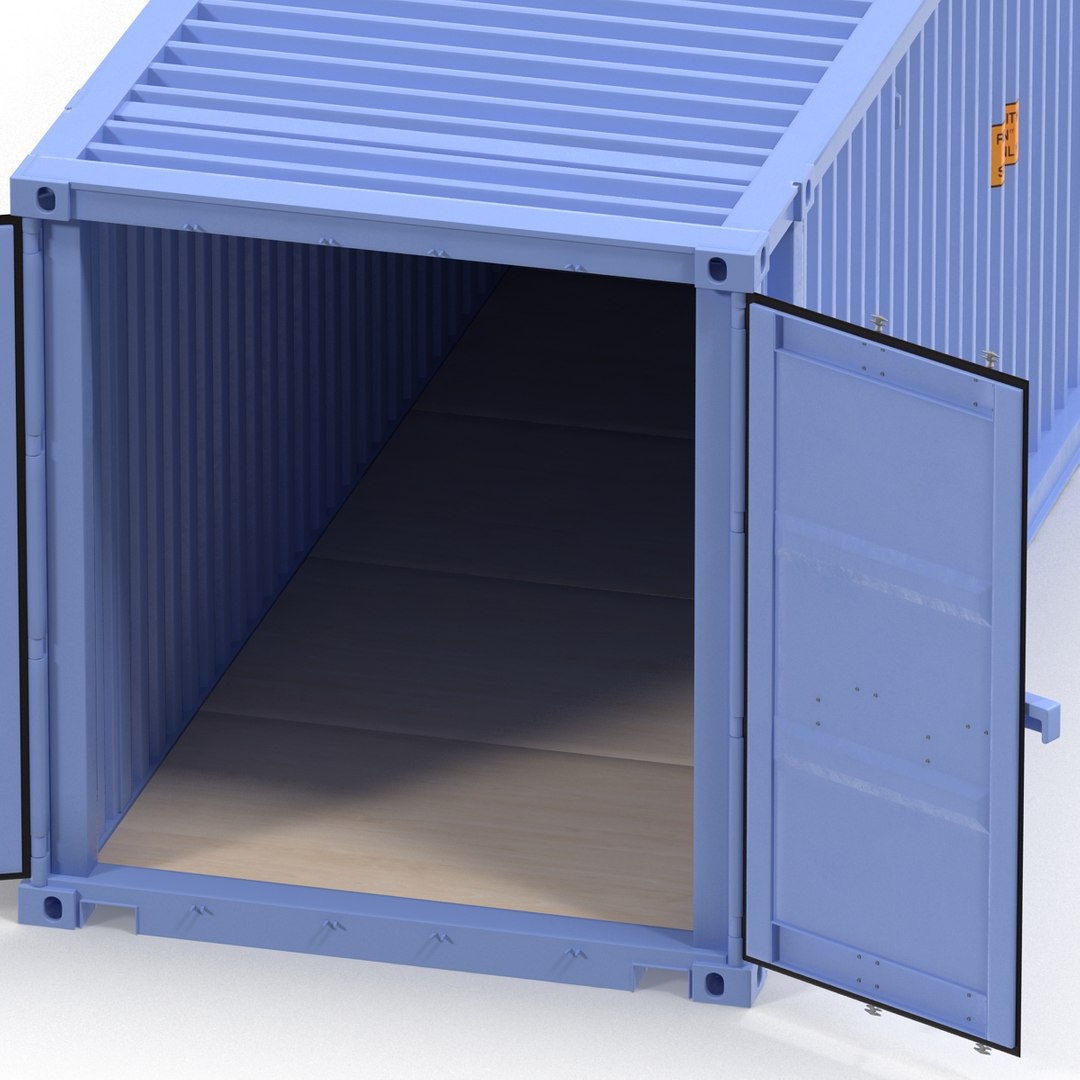 45 Ft Cube Container 3d Max