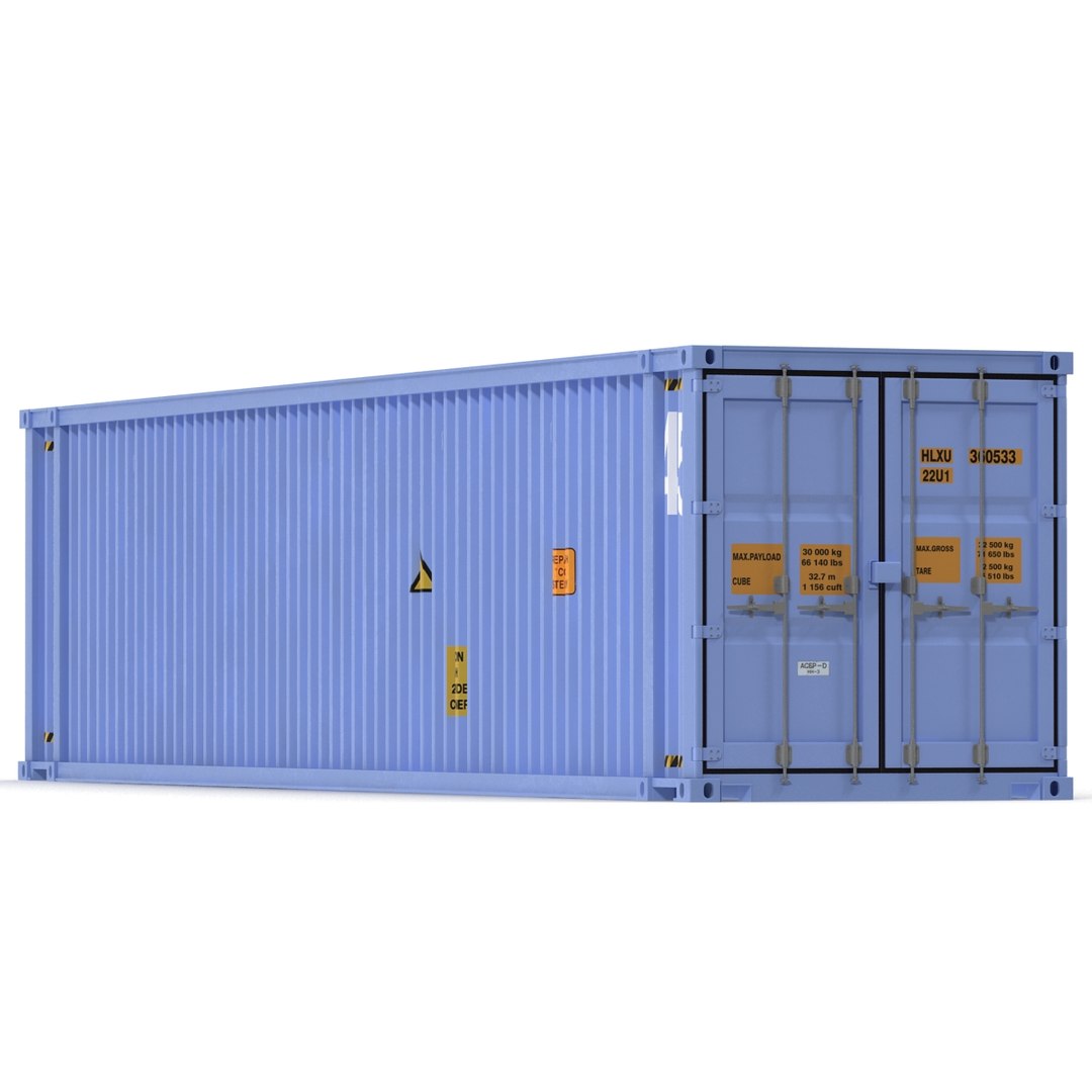 45 Ft Cube Container 3d Max