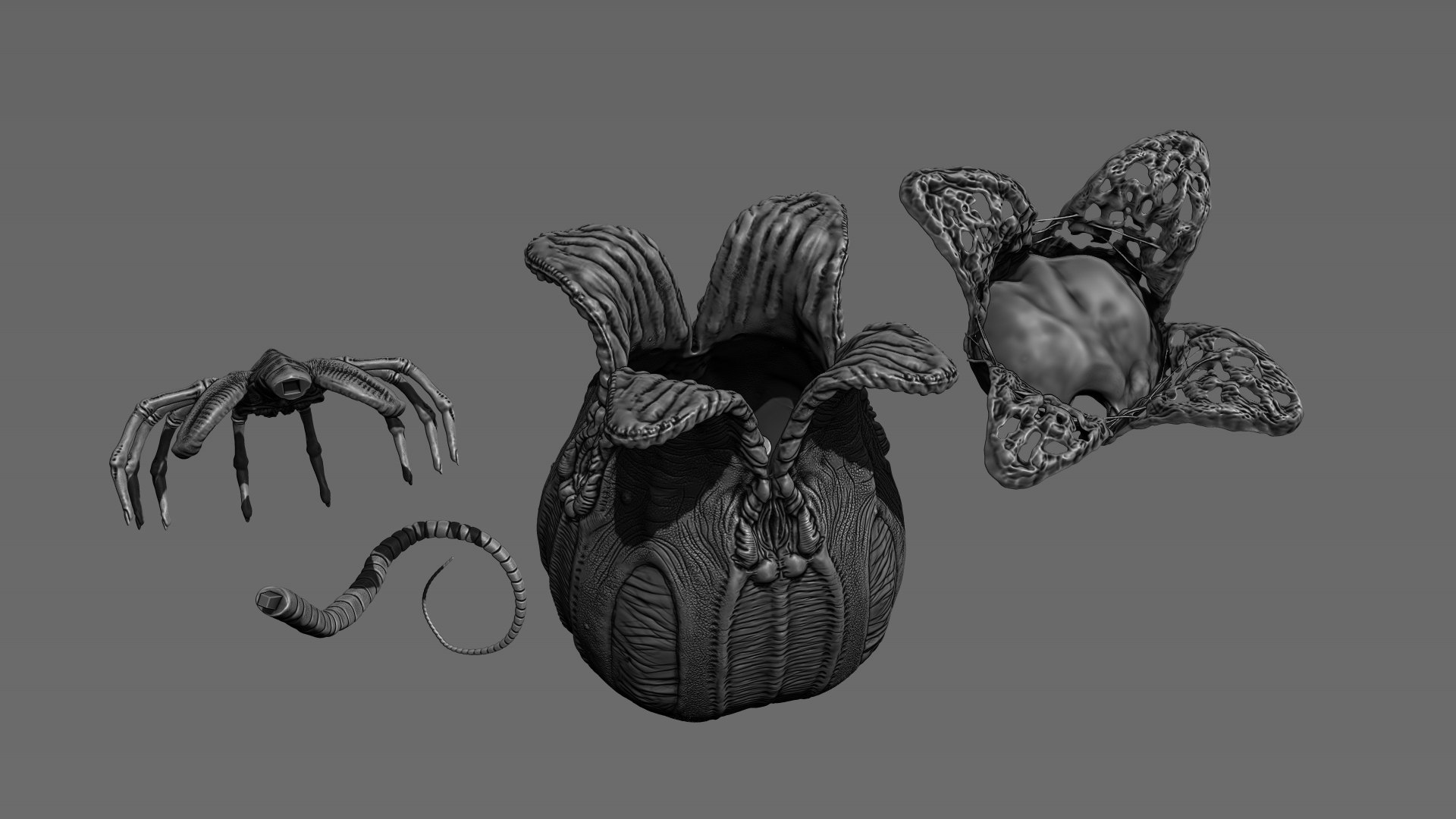 3D Ovomorph Alien Egg - TurboSquid 2117103