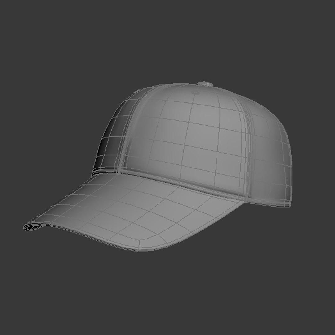 Cap Hat 3d Max
