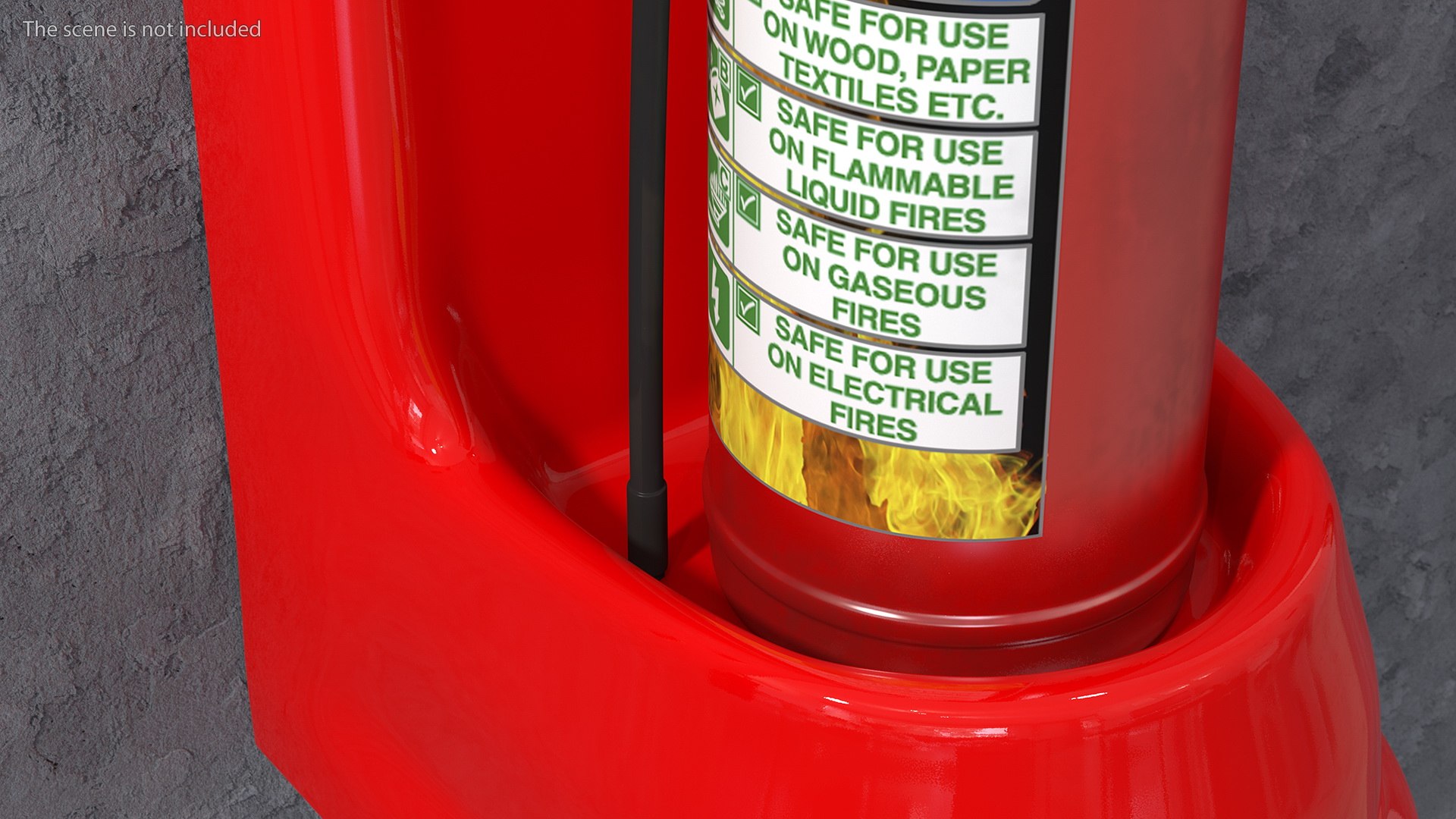 Single Extinguisher Fiberglass Stand 3D Model - TurboSquid 1687454