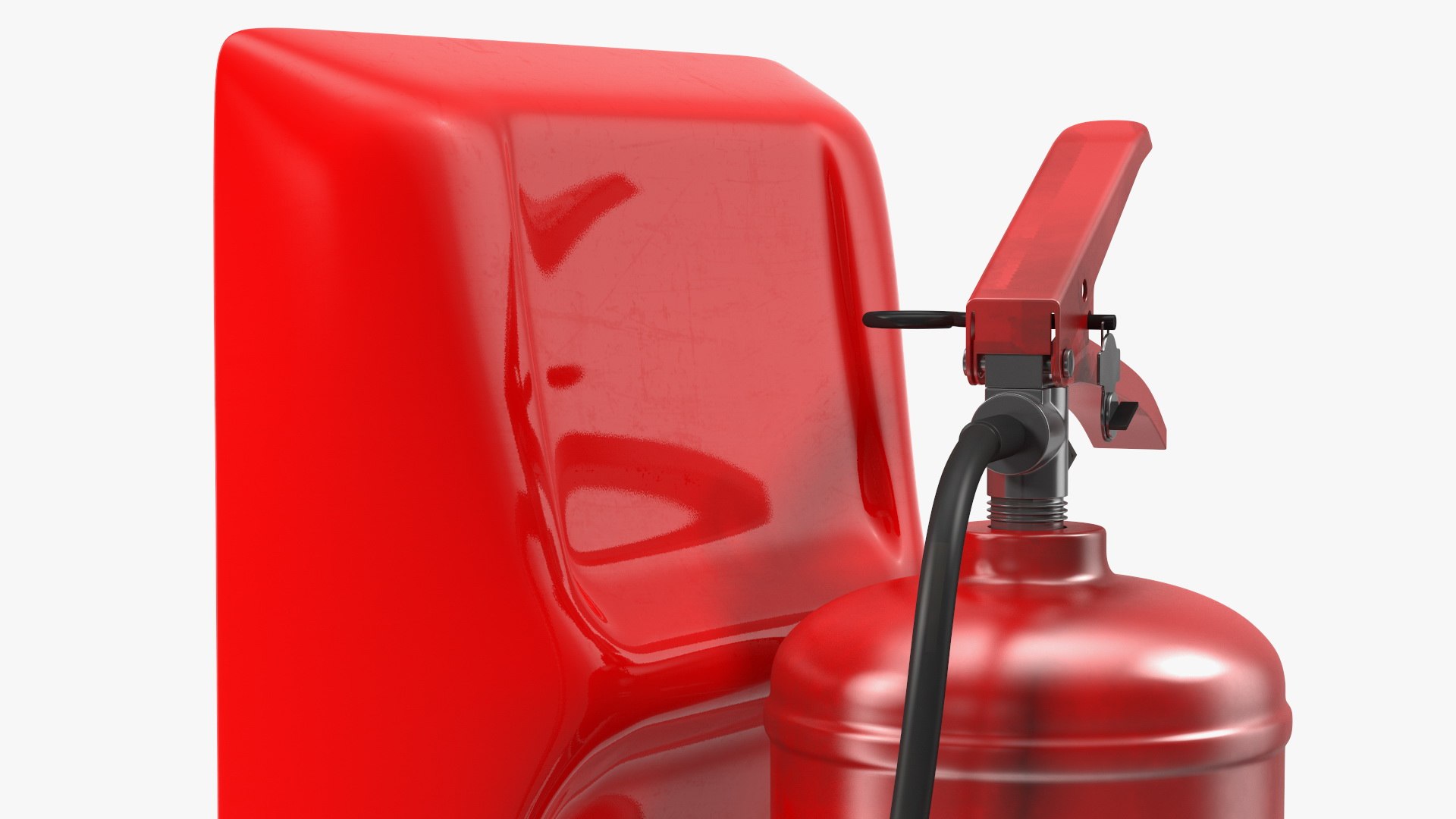 Single Extinguisher Fiberglass Stand 3D Model - TurboSquid 1687454