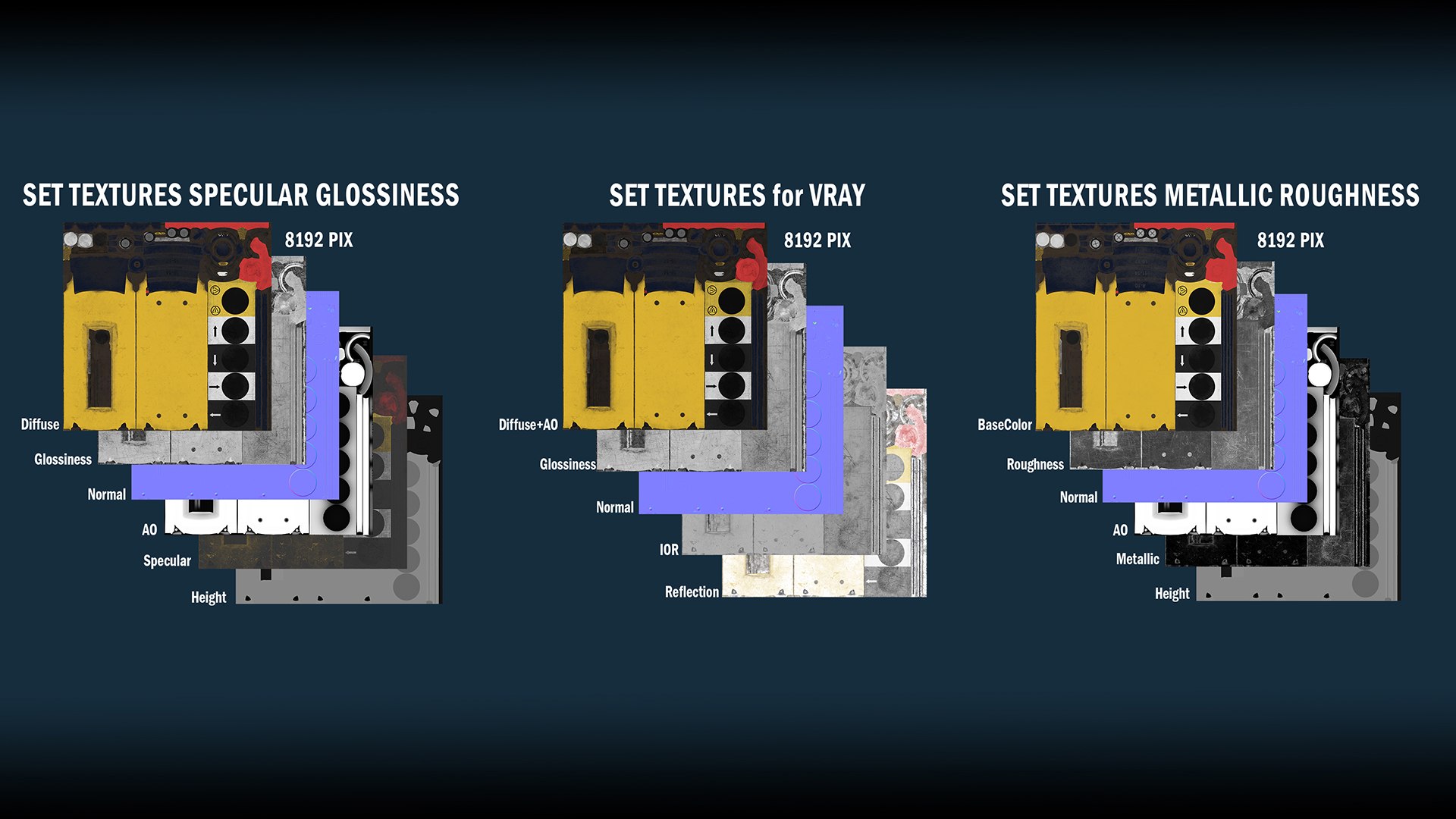 3D Model Pendant Push Button PBR - TurboSquid 1887577